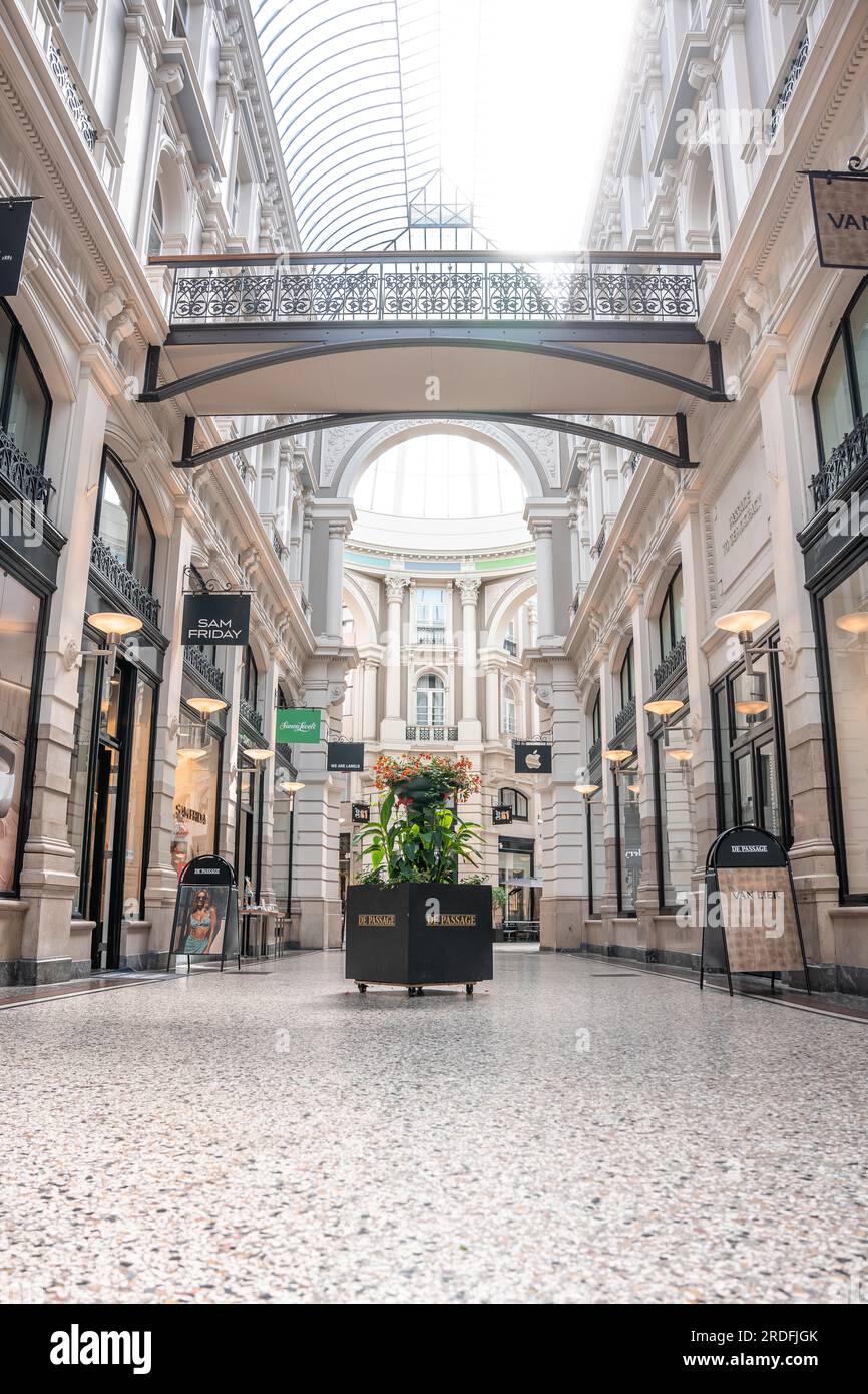 De Passage shopping street by day, The Hague, Netherlands Stock Photo ...