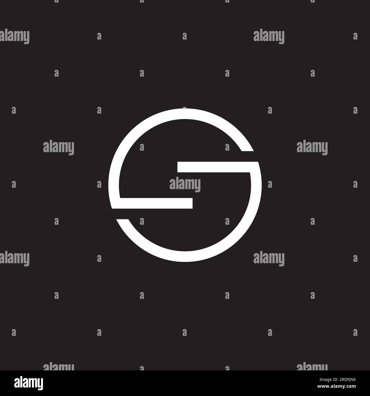 Abstract logo initial letter s element with geometry. Modern and ...