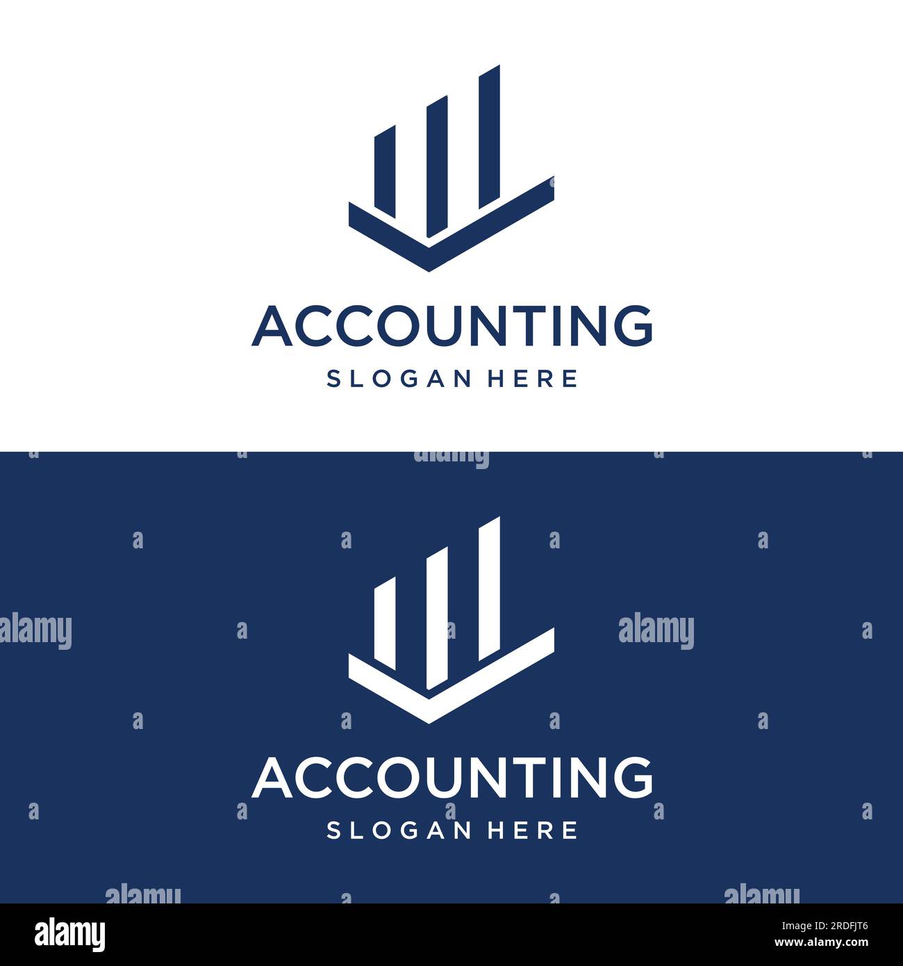 Financial accounting logo, with check mark for financial accounting ...