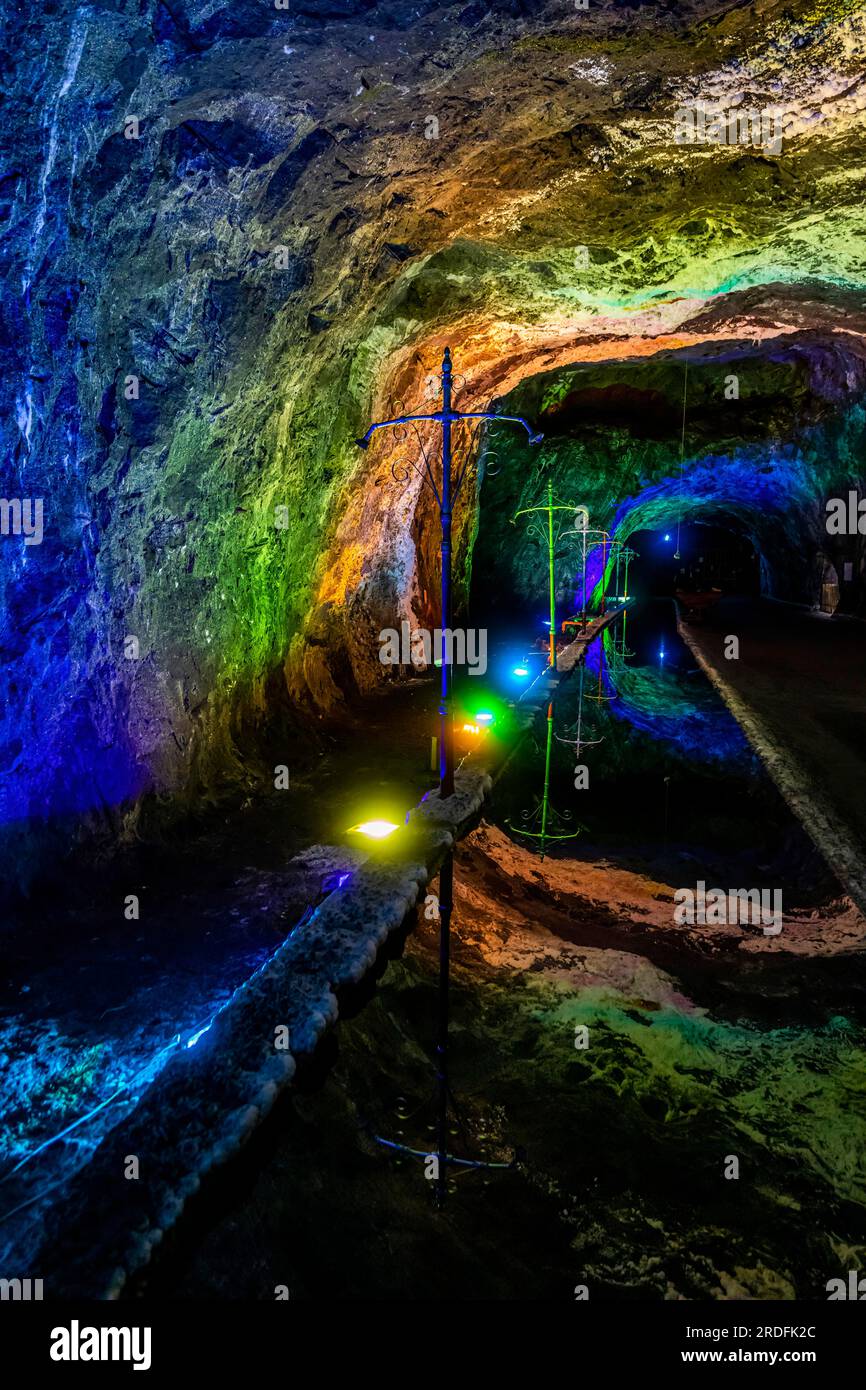 Salt mine of Nemocon, Colombia Stock Photo - Alamy