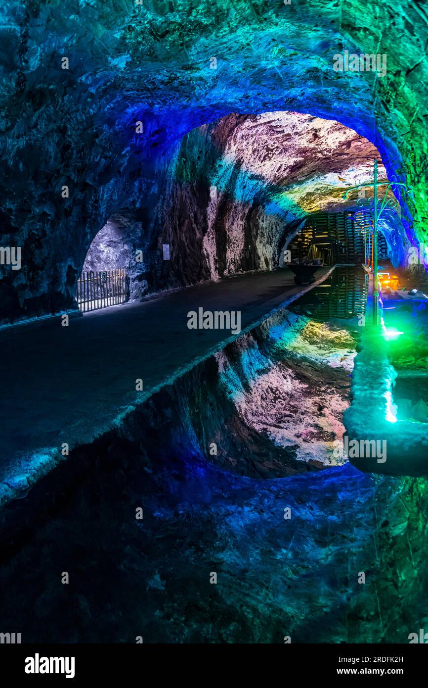 Salt mine of Nemocon, Colombia Stock Photo - Alamy