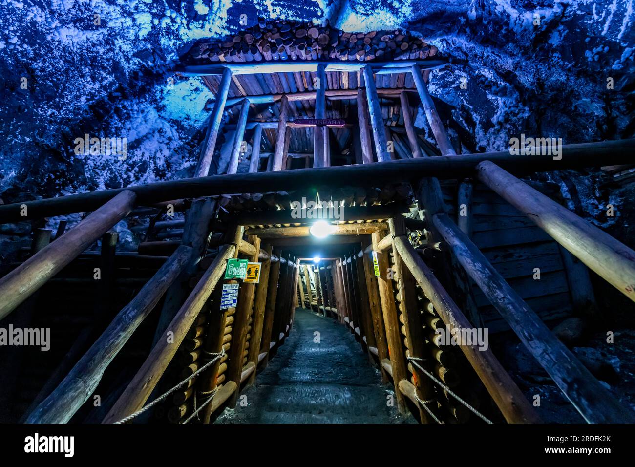 Salt mine of Nemocon, Colombia Stock Photo - Alamy