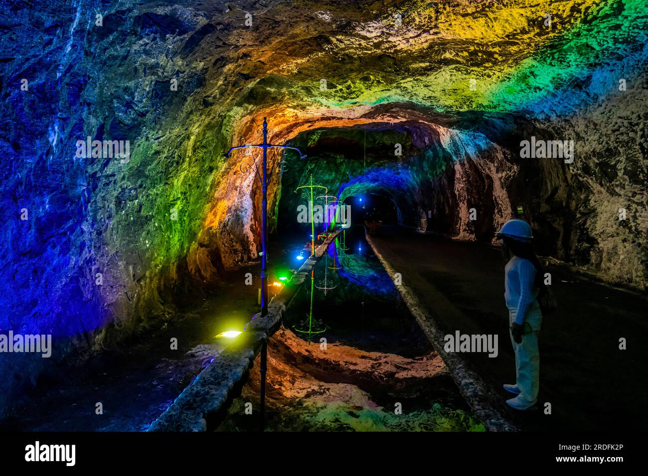 Salt mine of Nemocon, Colombia Stock Photo - Alamy