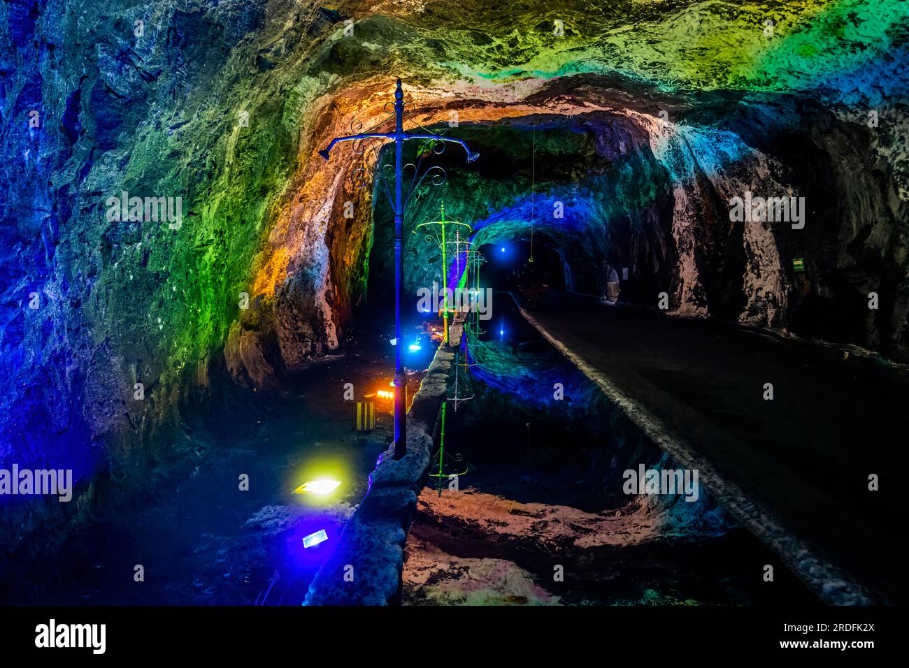 Salt mine of Nemocon, Colombia Stock Photo - Alamy