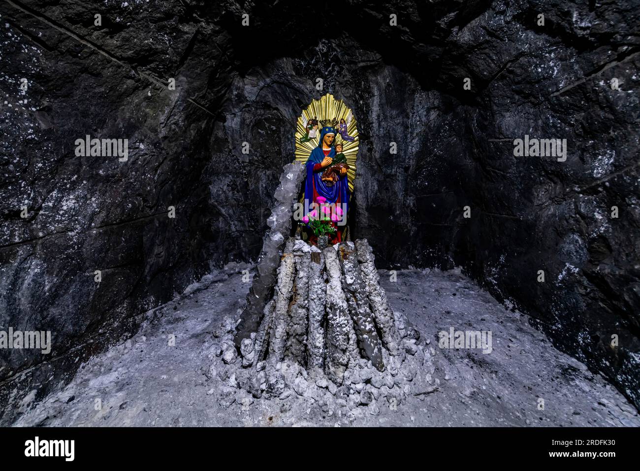 Salt mine of Nemocon, Colombia Stock Photo - Alamy