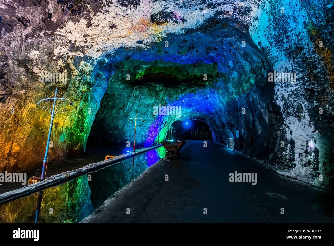 Salt mine of Nemocon, Colombia Stock Photo - Alamy