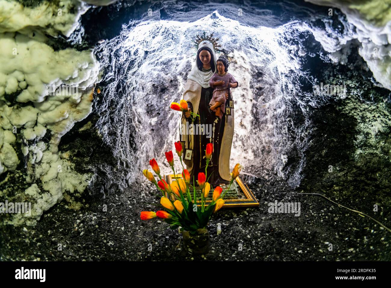 Salt mine of Nemocon, Colombia Stock Photo - Alamy