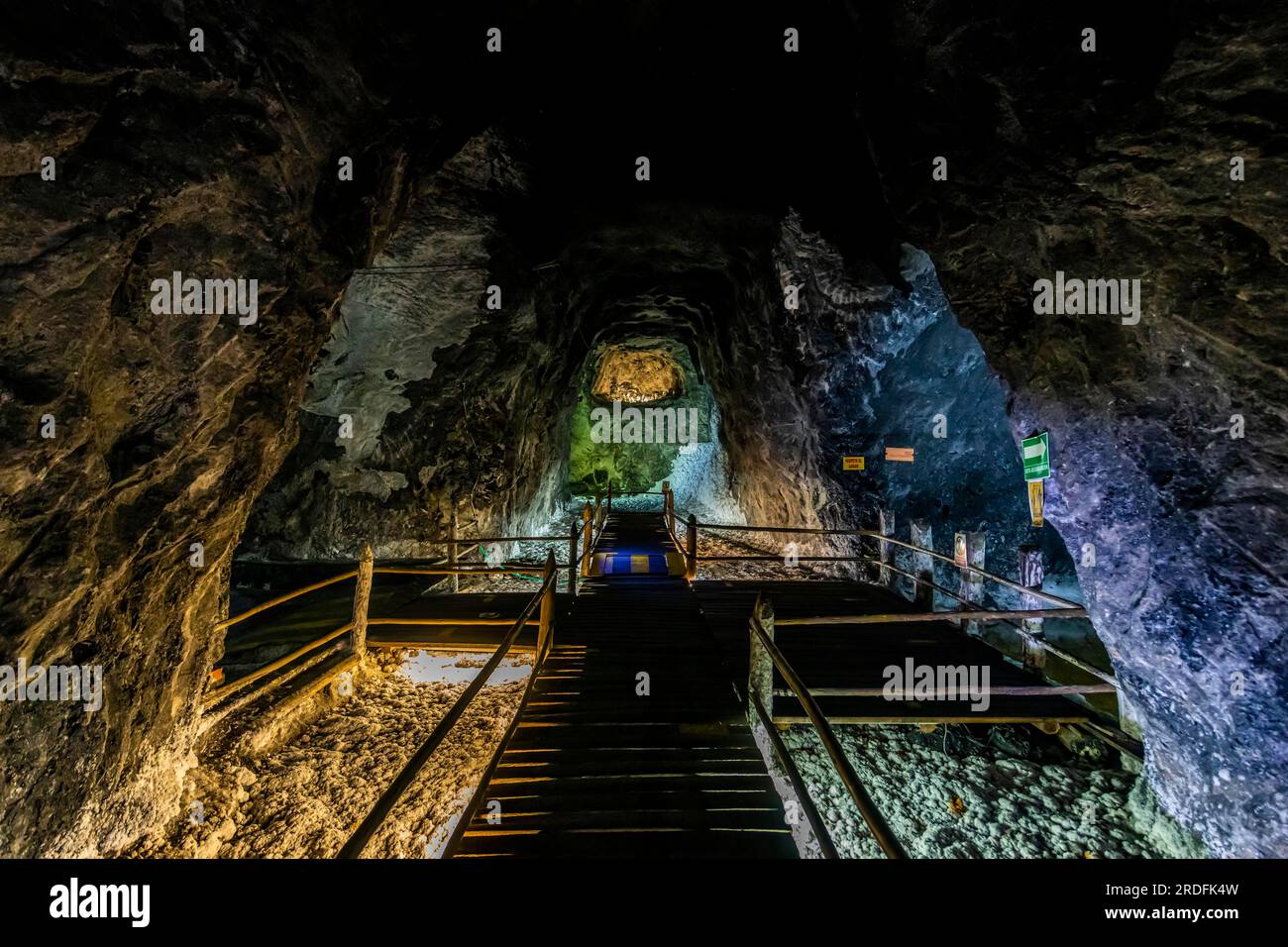 Salt mine of Nemocon, Colombia Stock Photo - Alamy