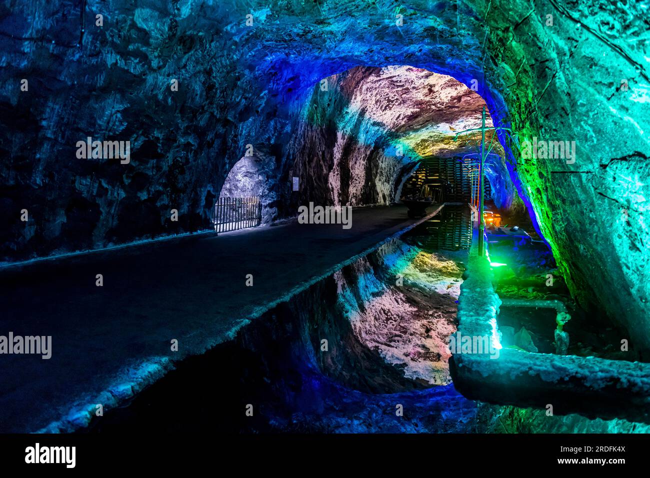 Salt mine of Nemocon, Colombia Stock Photo - Alamy