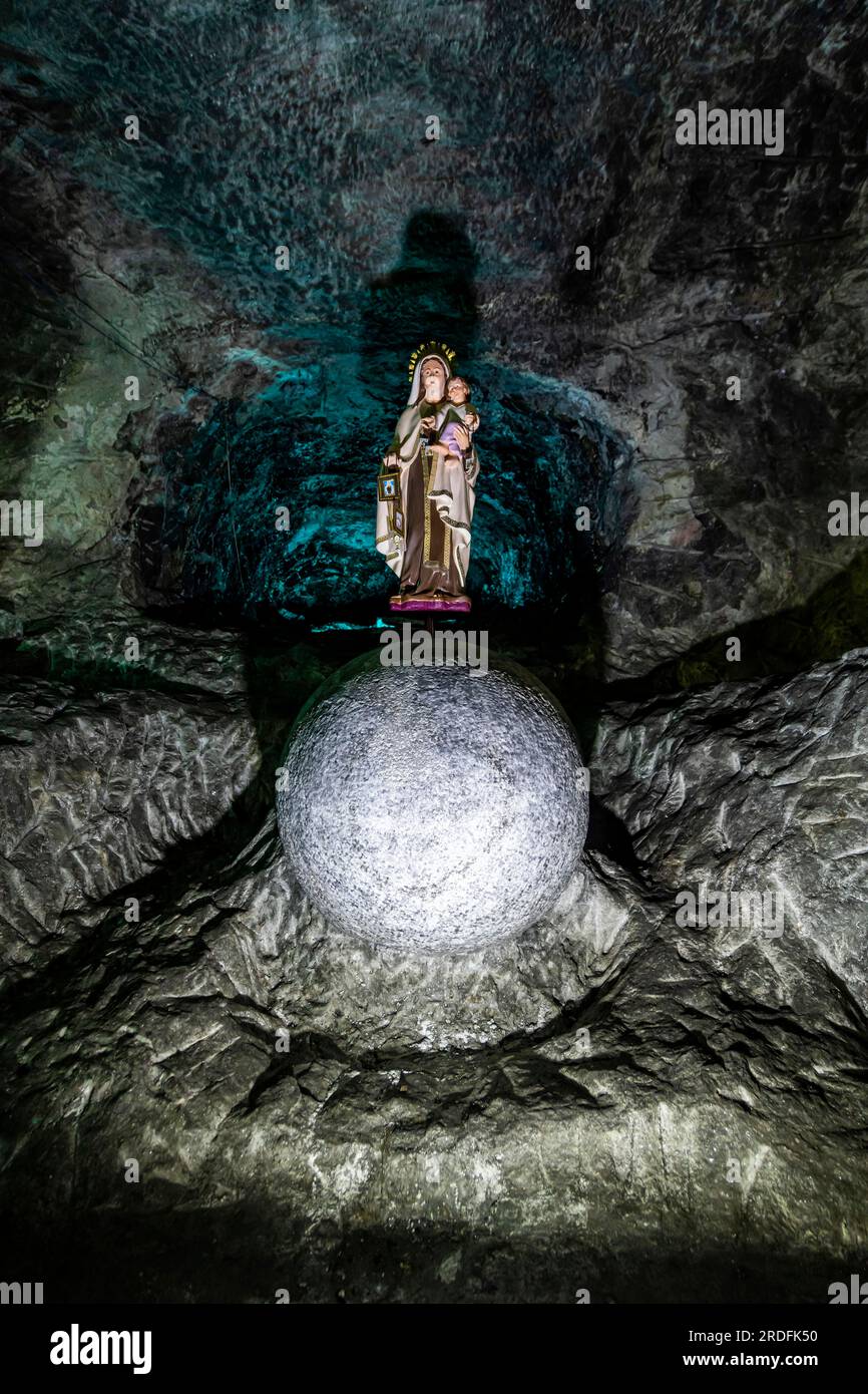 Salt mine of Nemocon, Colombia Stock Photo - Alamy