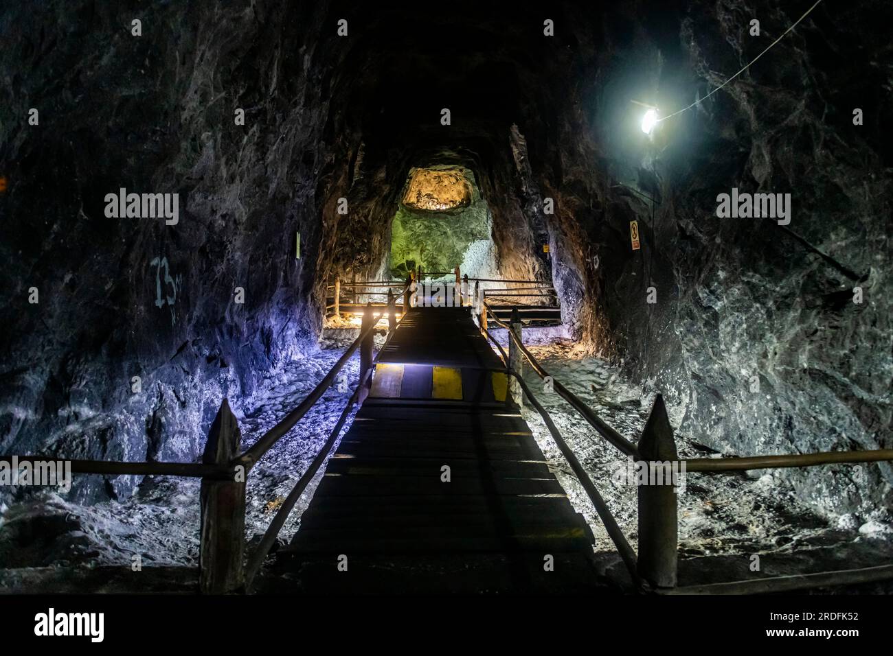 Salt mine of Nemocon, Colombia Stock Photo - Alamy
