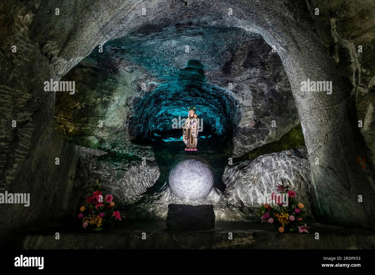Salt mine of Nemocon, Colombia Stock Photo - Alamy