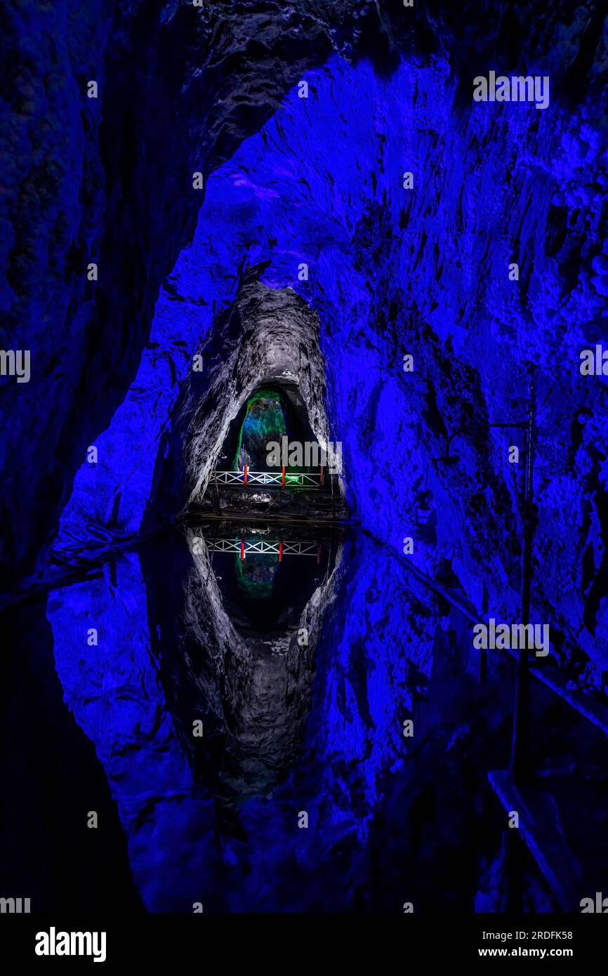 Salt mine of Nemocon, Colombia Stock Photo - Alamy
