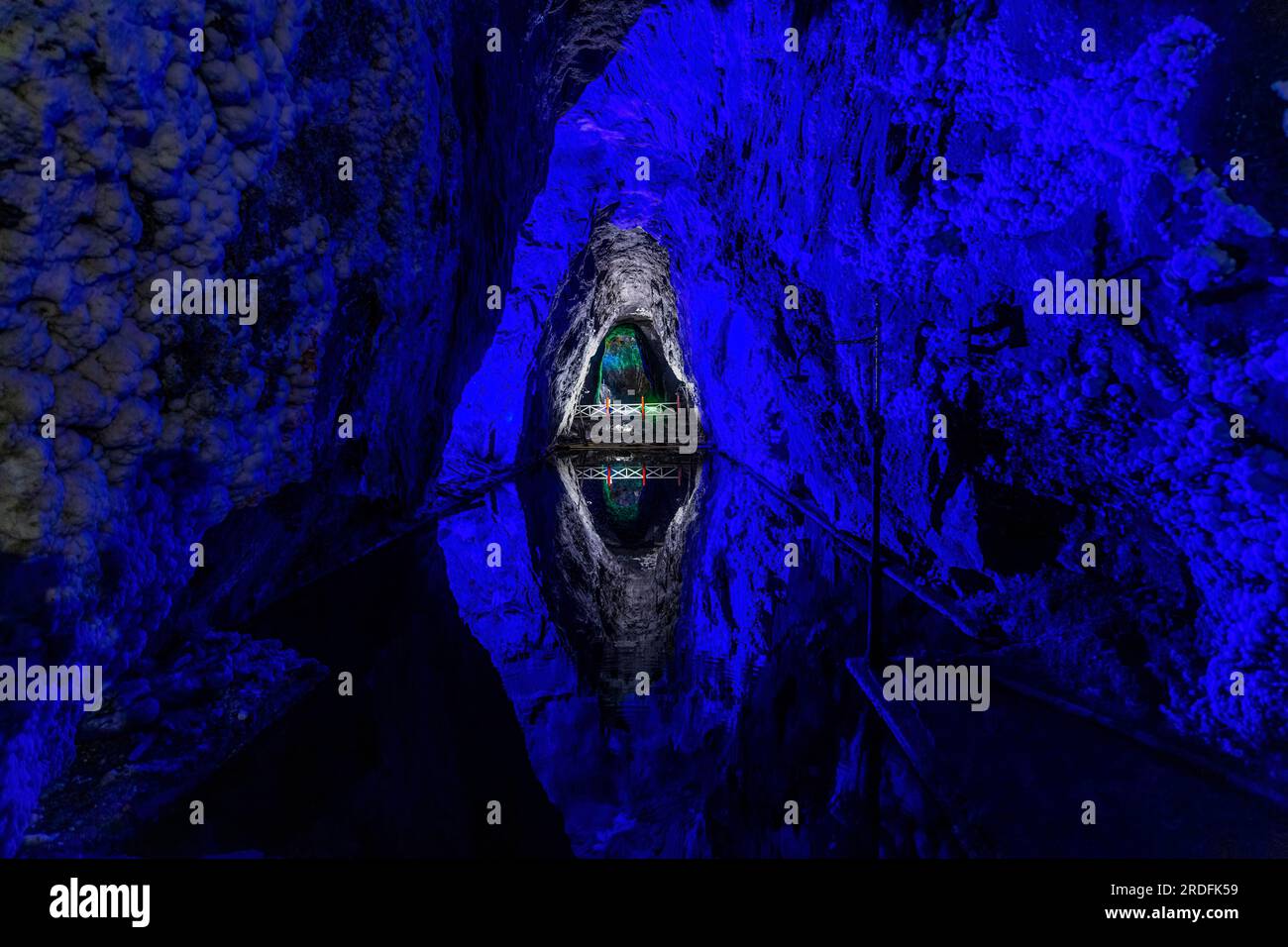 Salt mine of Nemocon, Colombia Stock Photo - Alamy