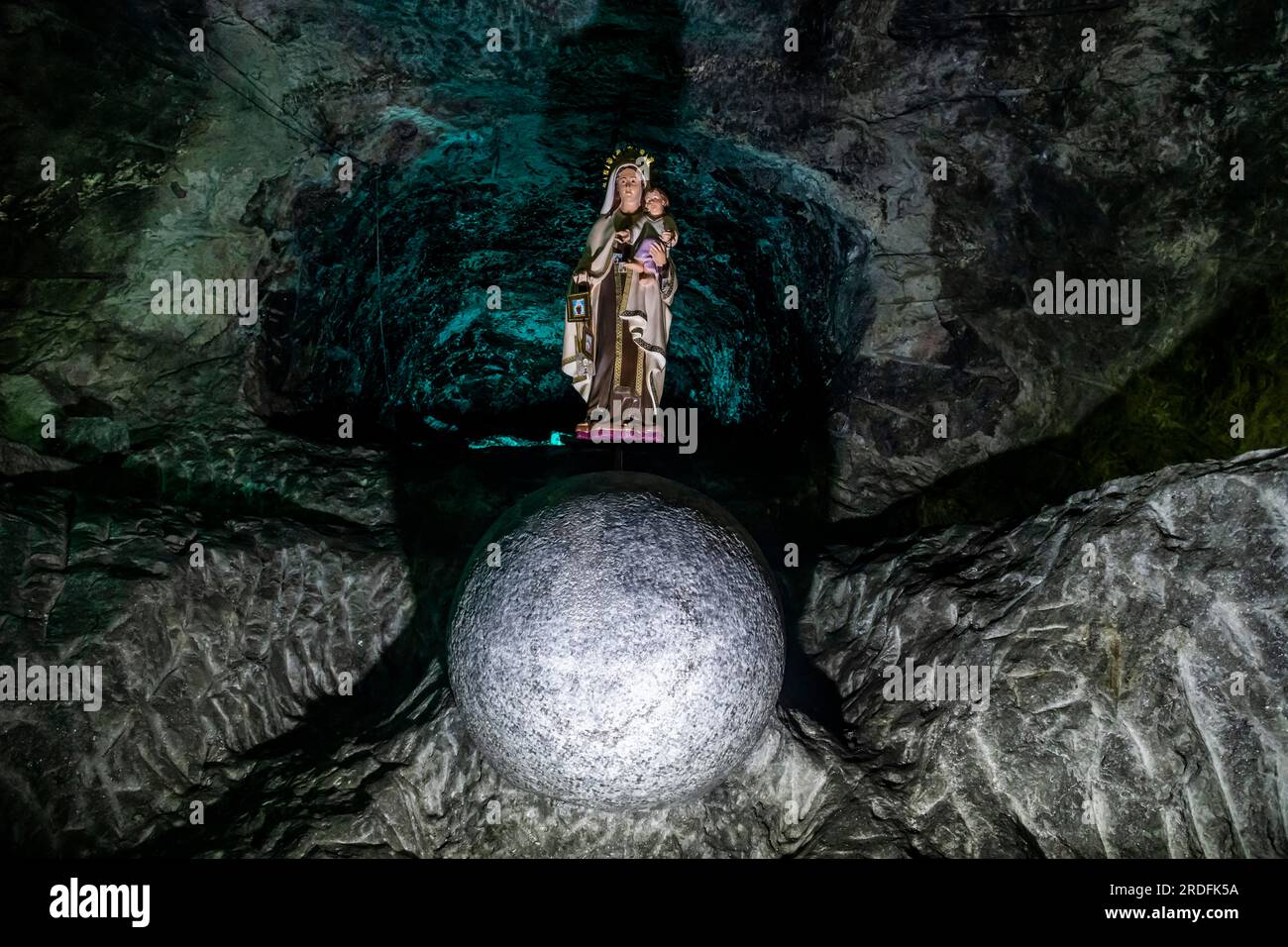 Salt mine of Nemocon, Colombia Stock Photo - Alamy