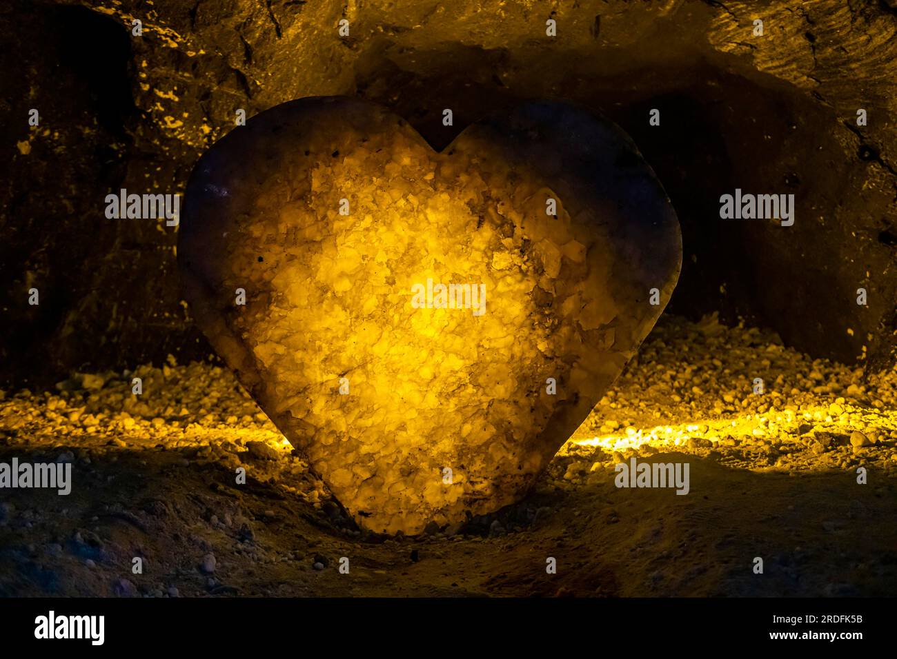 Salt mine of Nemocon, Colombia Stock Photo - Alamy