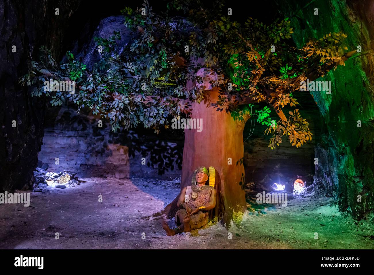 Salt mine of Nemocon, Colombia Stock Photo - Alamy