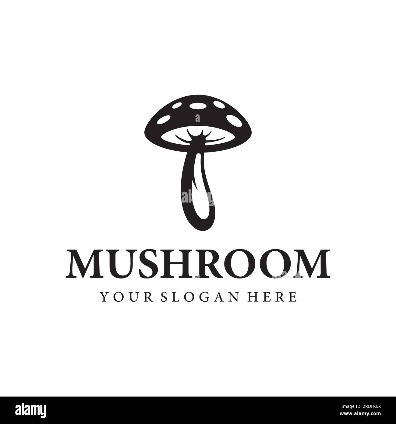 Mushroom Farm Logo Mushroom Icon Logo Vector Template V23