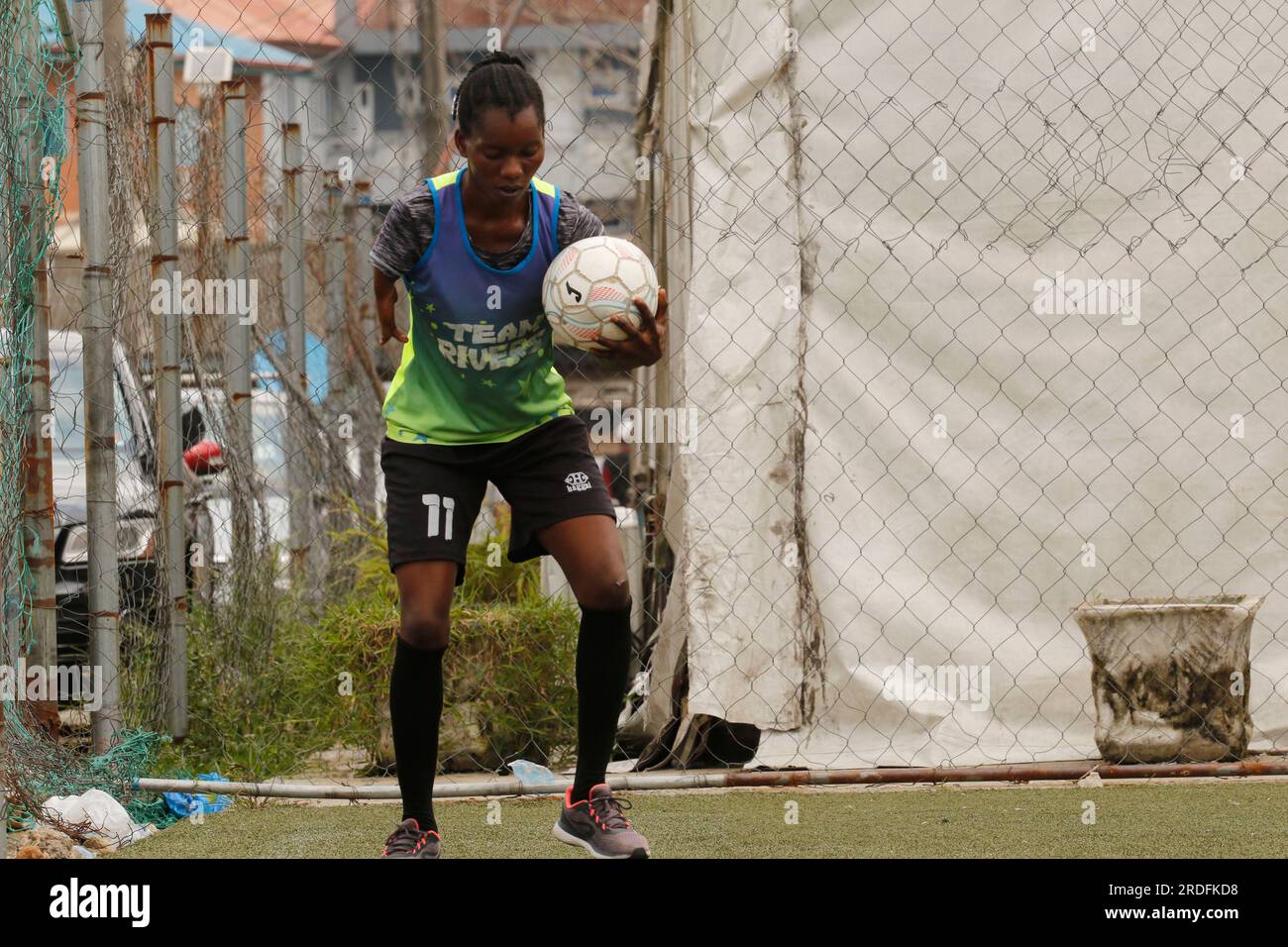 The Nigerian Amputee football team held a training session in Lagos ...