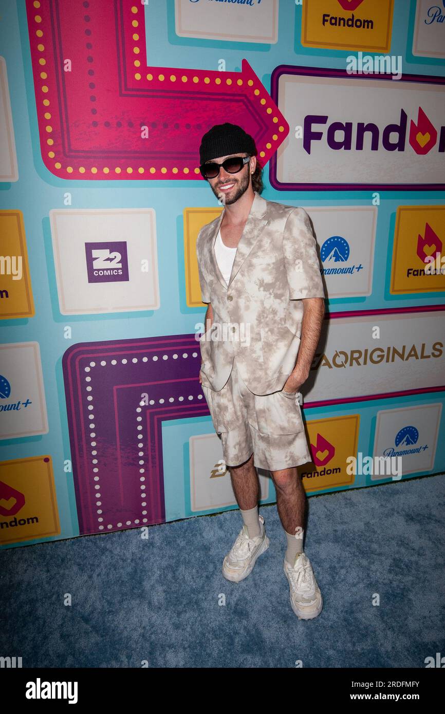 San Diego, Ca. 20th July, 2023. Joey Reed at the Fandom Party during ...