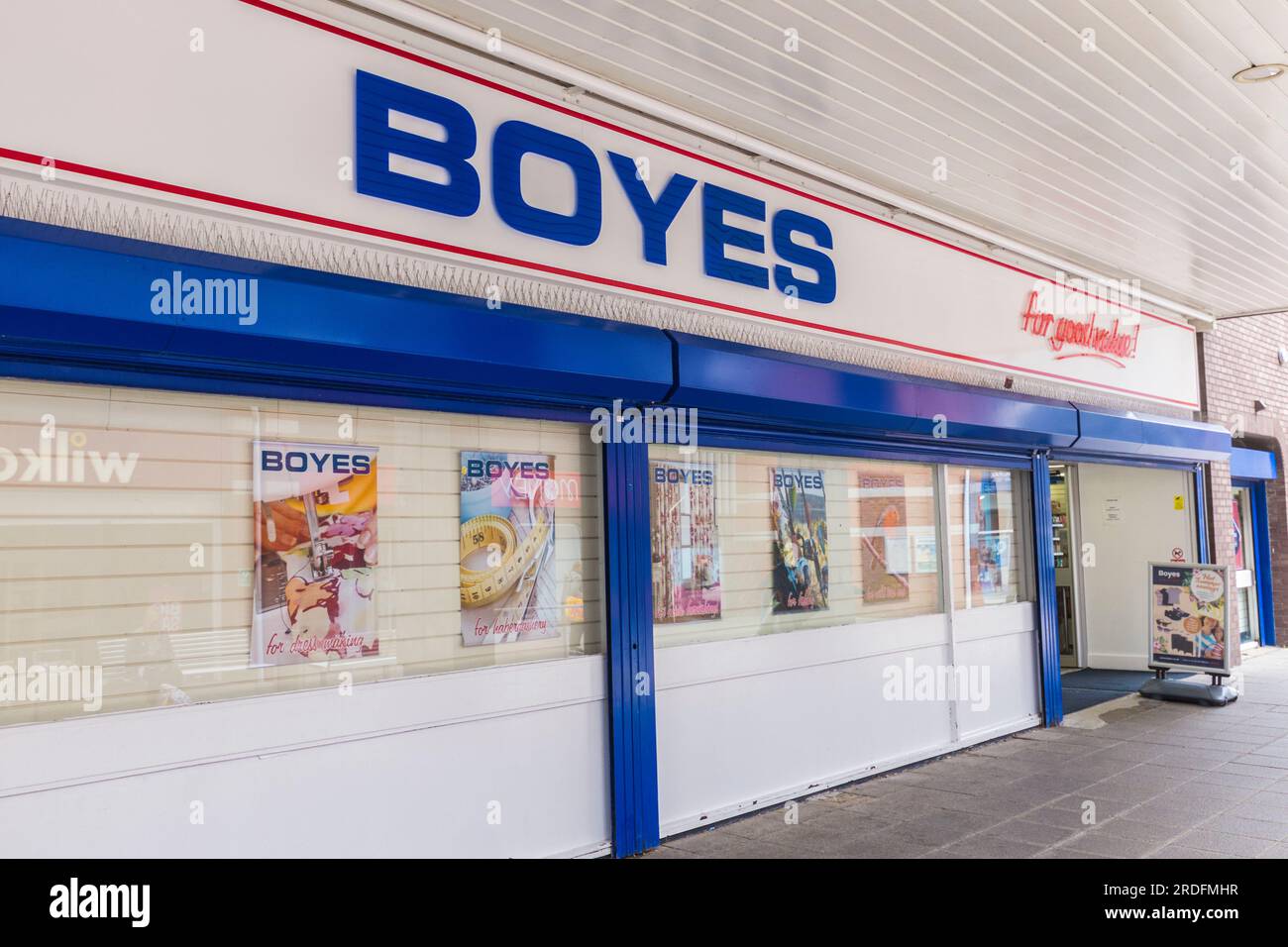 The Boyes sign at the branch in Thornaby,England,UK Stock Photo - Alamy