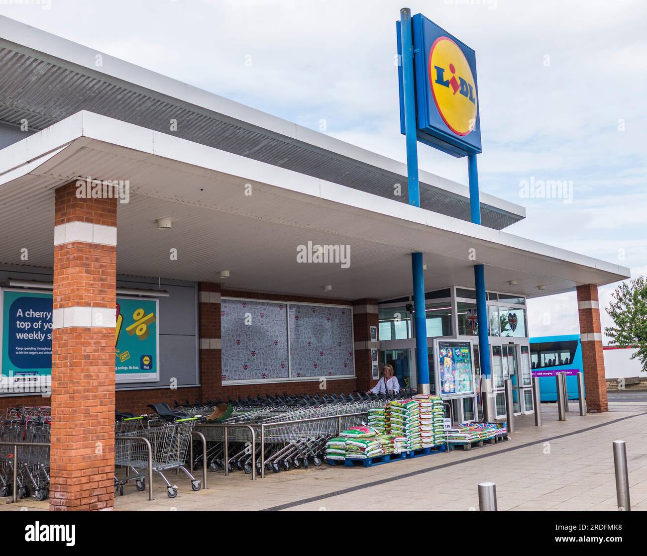 Lidl shop in Thornaby,England,UK Stock Photo - Alamy