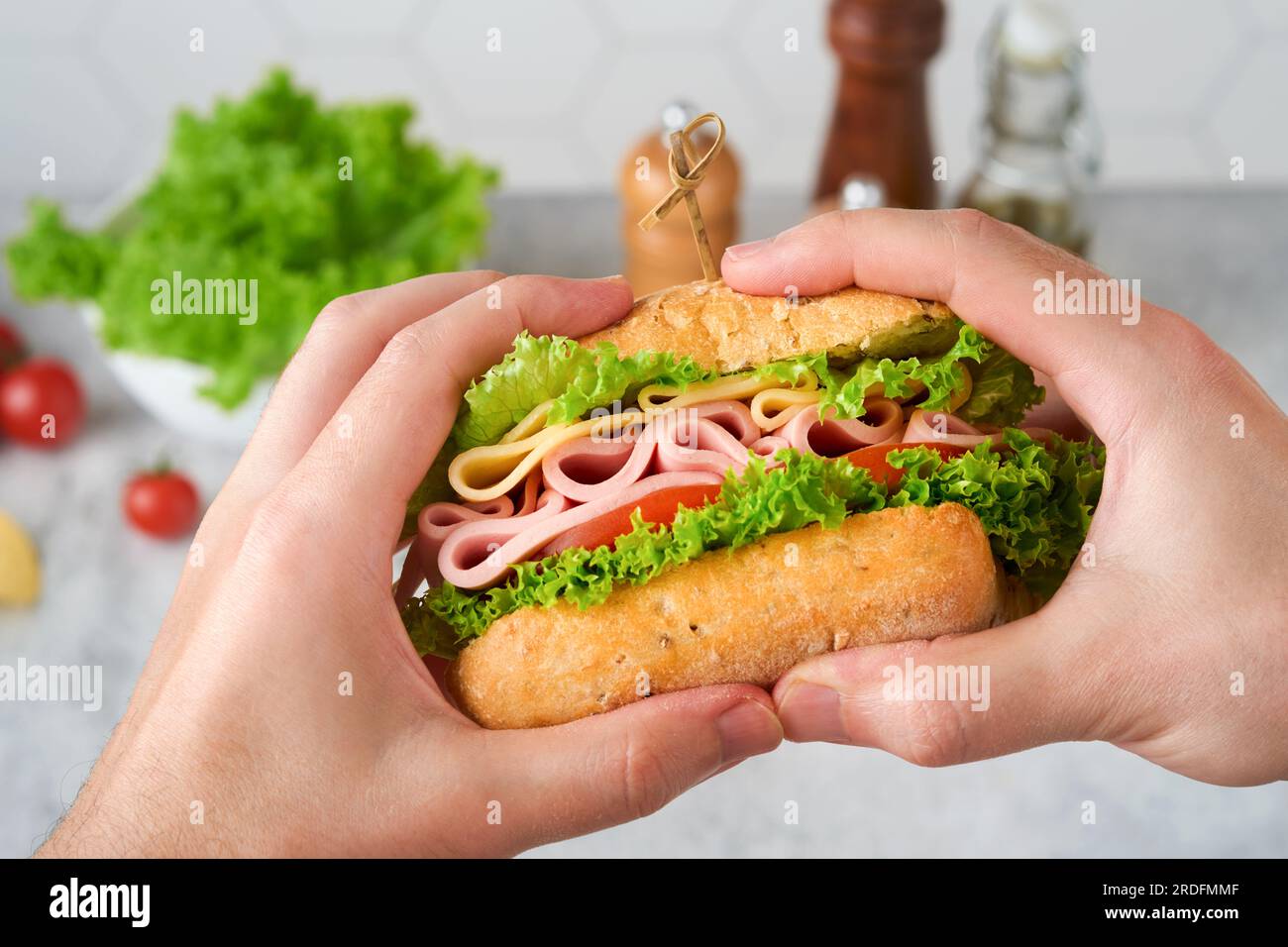 Sandwich man hi-res stock photography and images - Alamy
