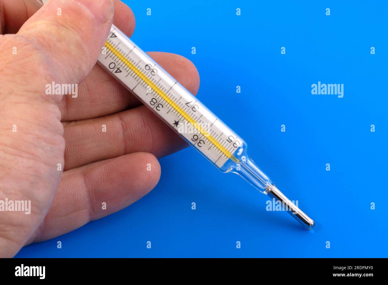 Mercury thermometer, clinical thermometer Stock Photo - Alamy
