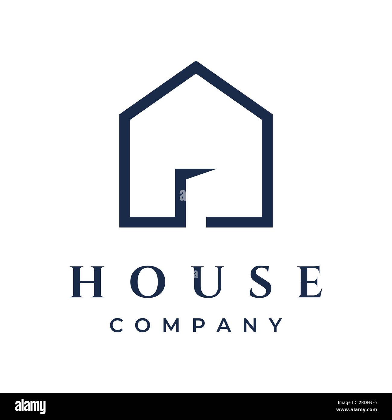 Geometric House Vector
