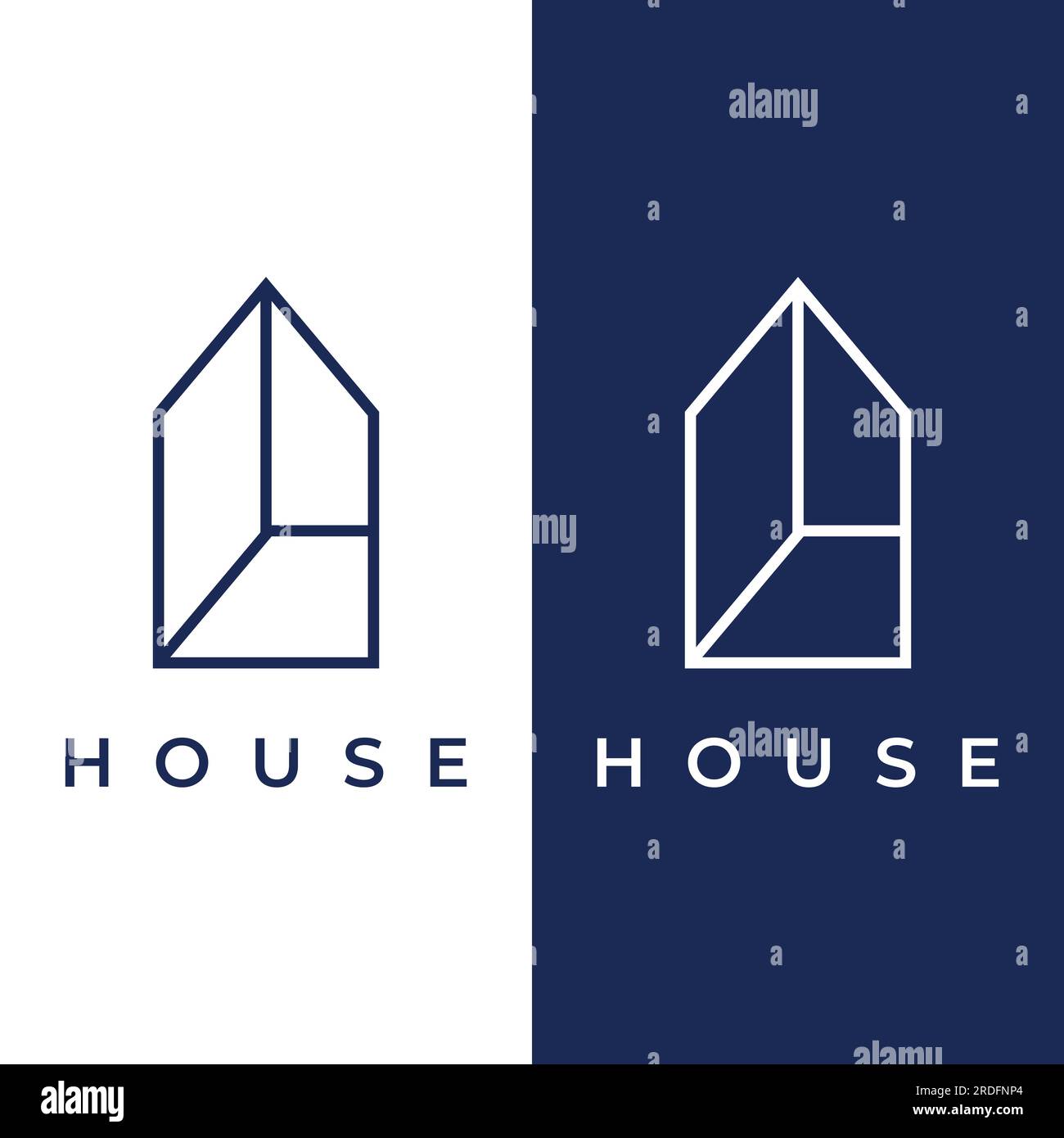Geometric House Vector