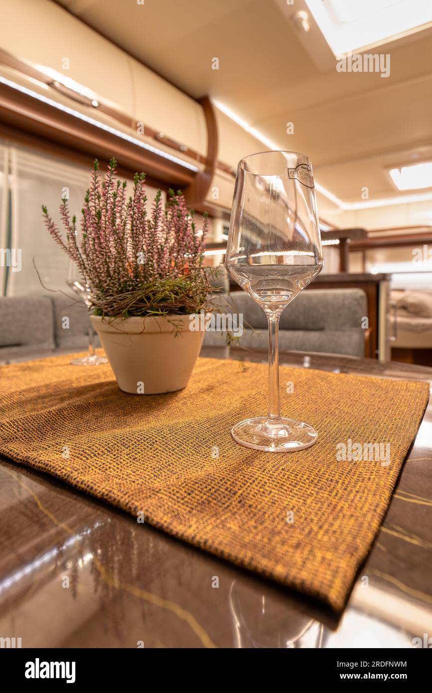 Interior camper van view hi-res stock photography and images - Alamy