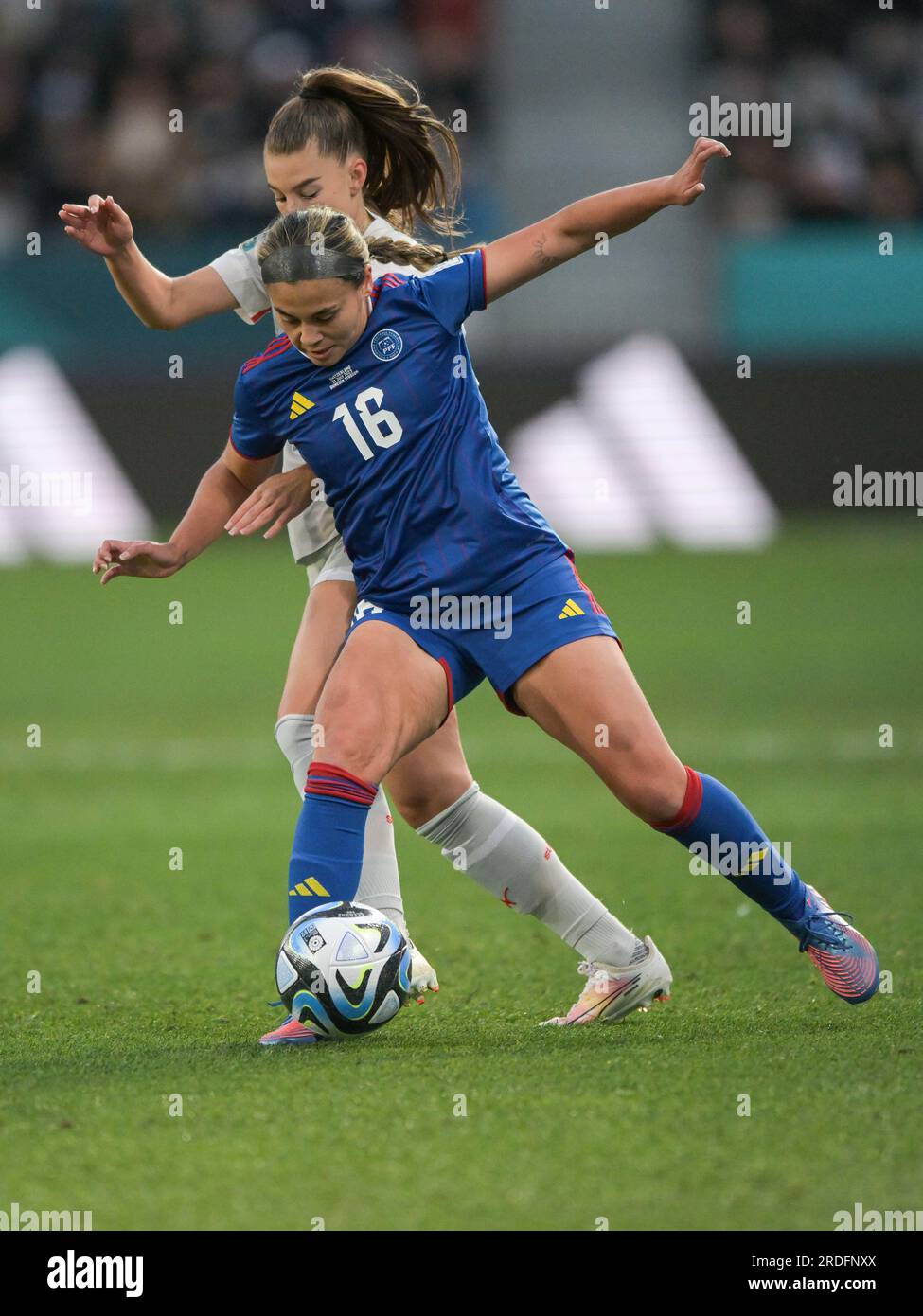 Dunedin, New Zealand. 21st July, 2023. Sofia Nicole Harrison (front) of ...