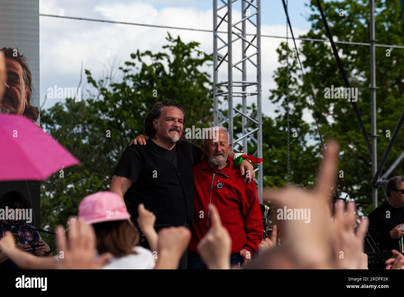 Gattatico, Reggio Emilia, Italy - April 25, 2023: Adelmo Cervi and the ...