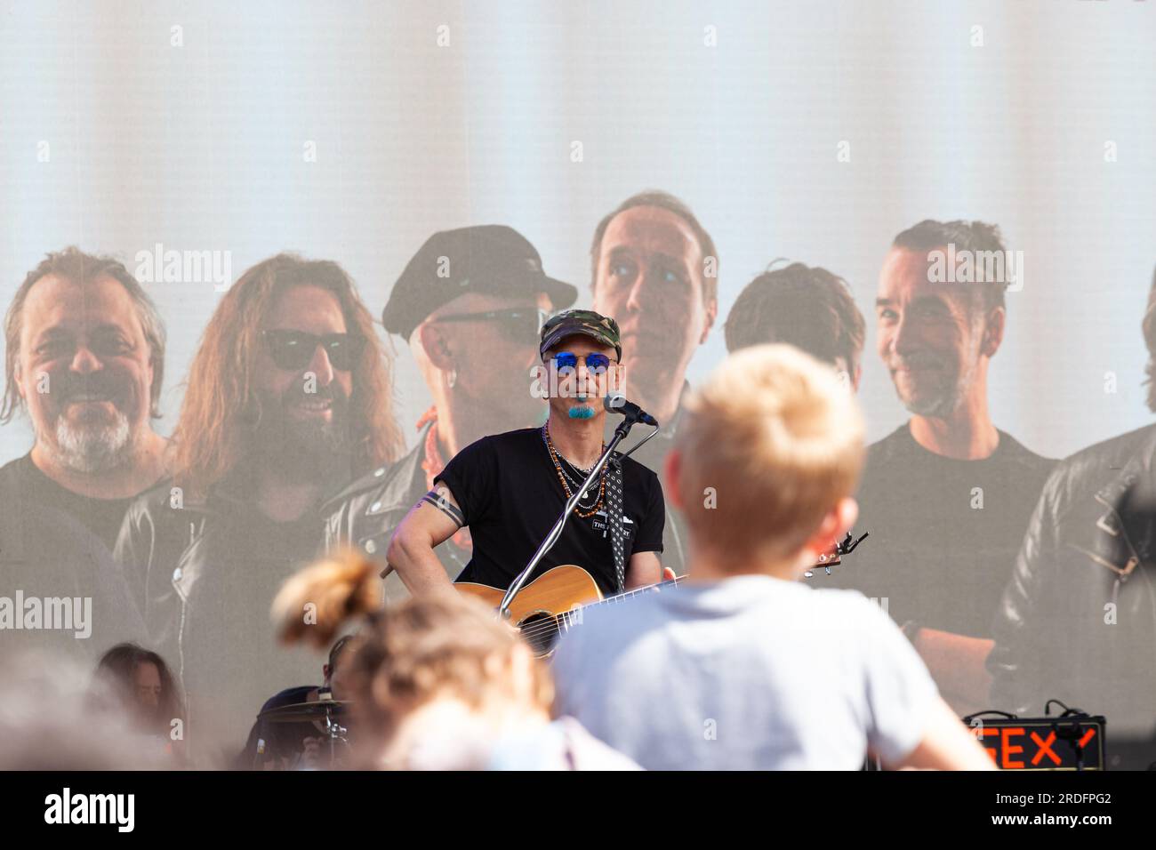 Gattatico, Reggio Emilia, Italy - April 25, 2023: Alessandro Finazzo ...