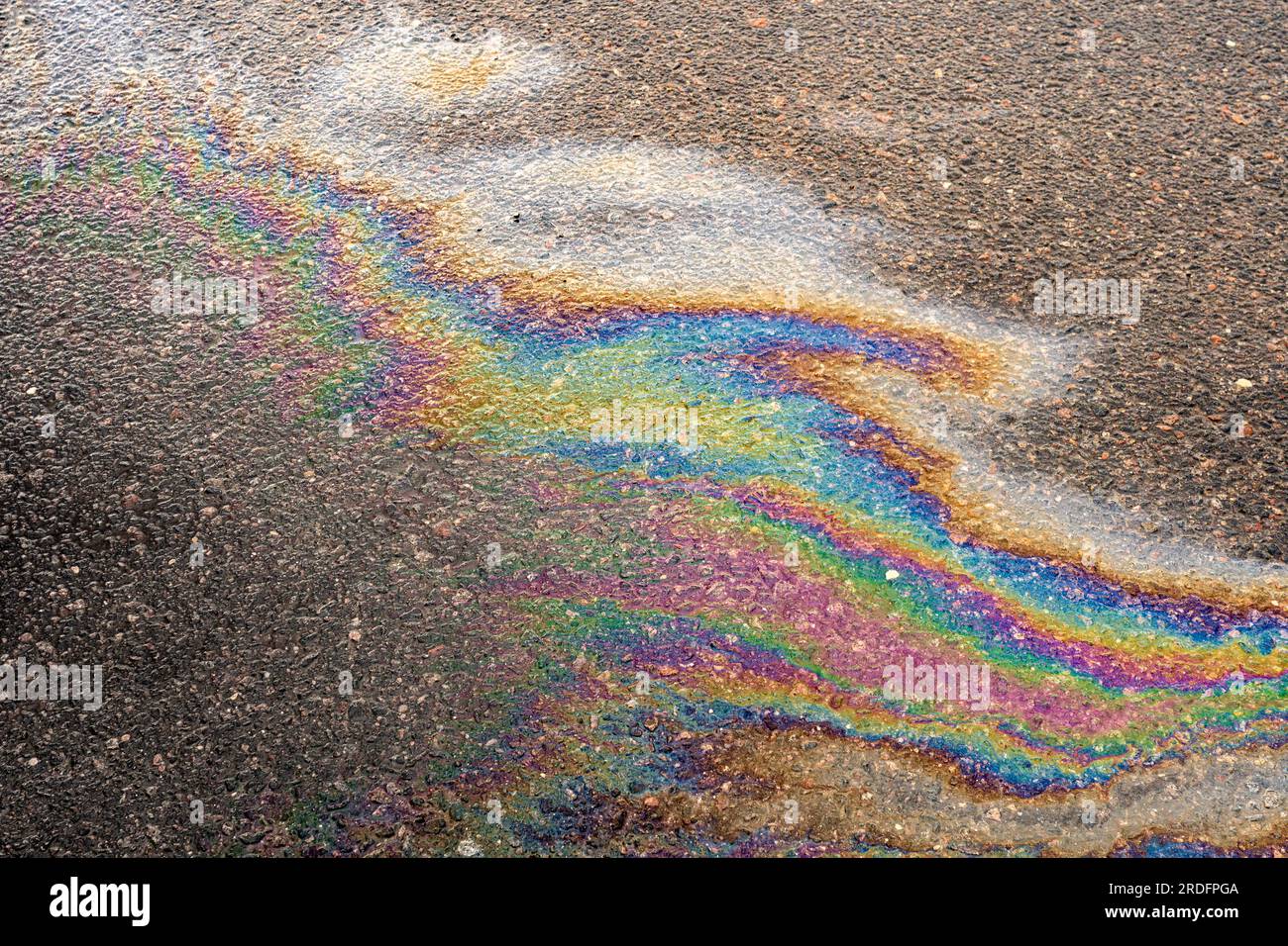 Oil stains on the ground hi-res stock photography and images - Alamy