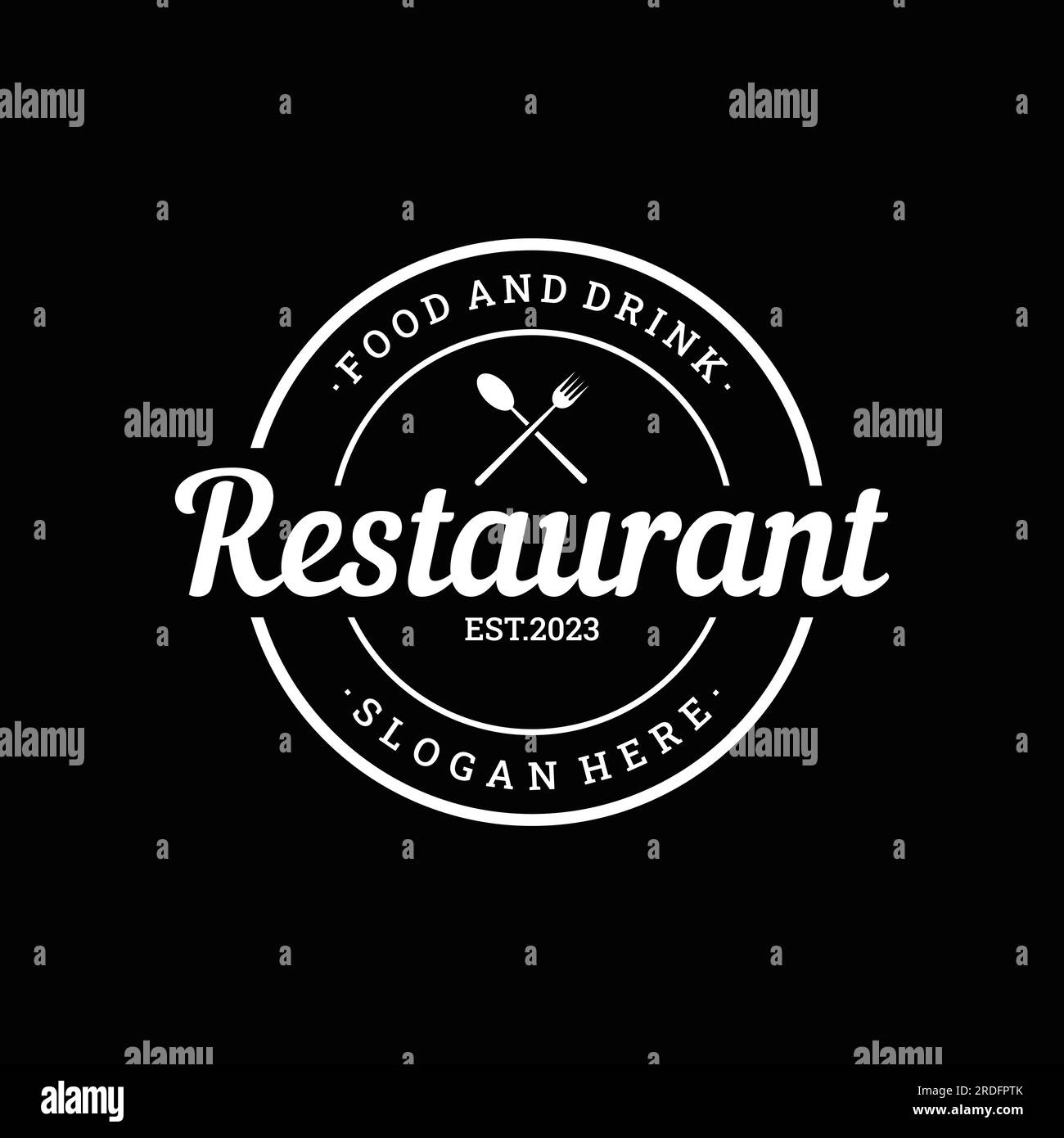 Typography Restaurant Logo