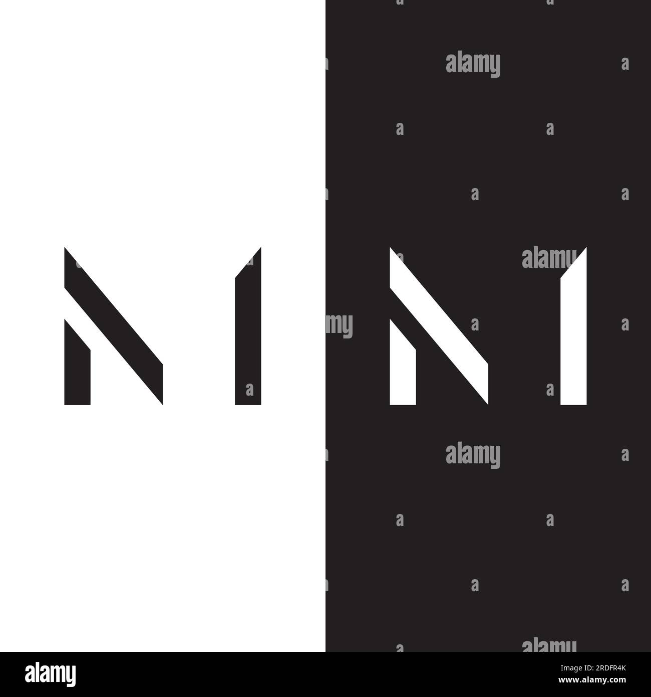 Abstract initial logo minimalist letter M element.Symbol of modern ...