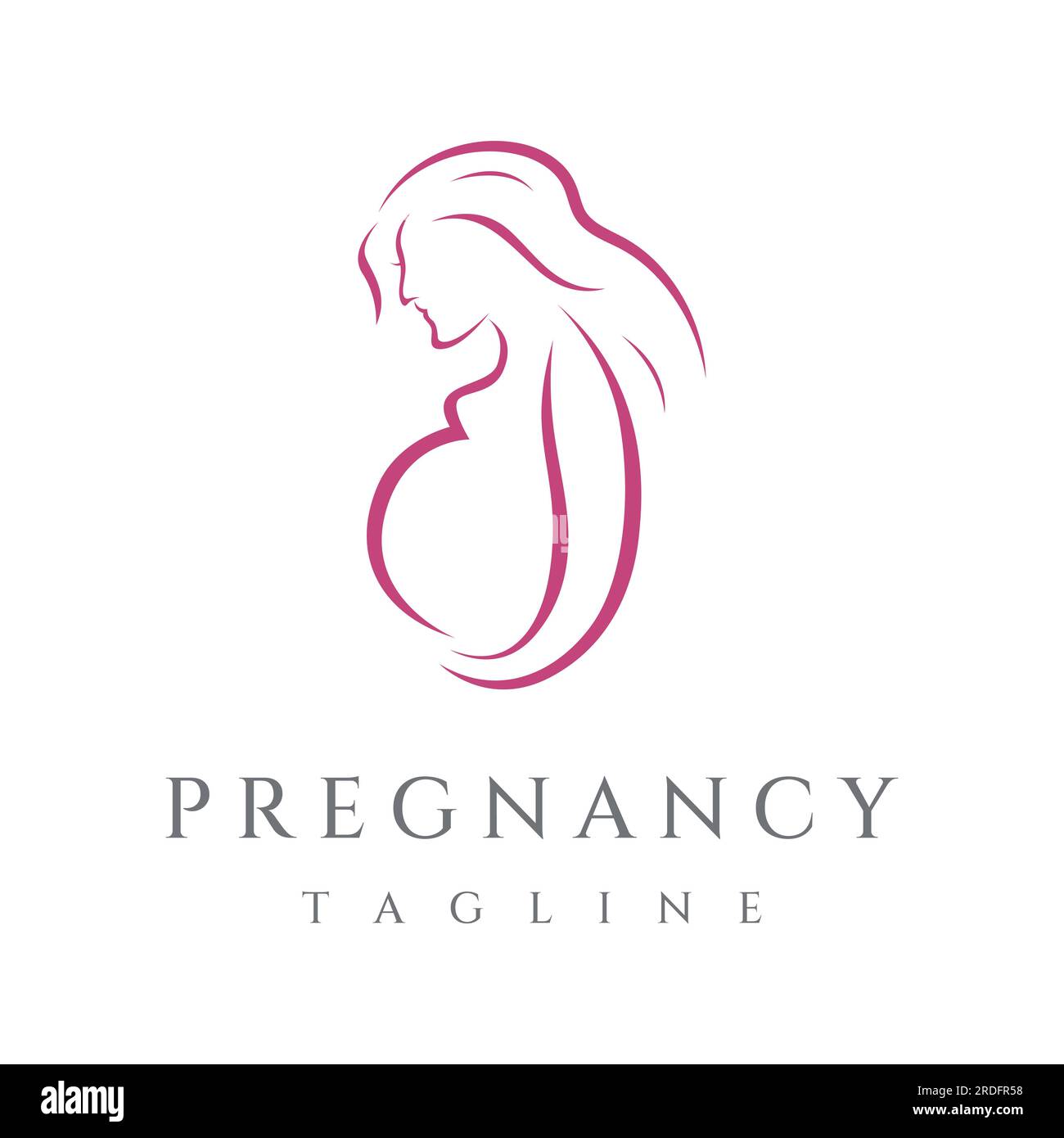 Woman carrying baby Stock Vector Images - Alamy