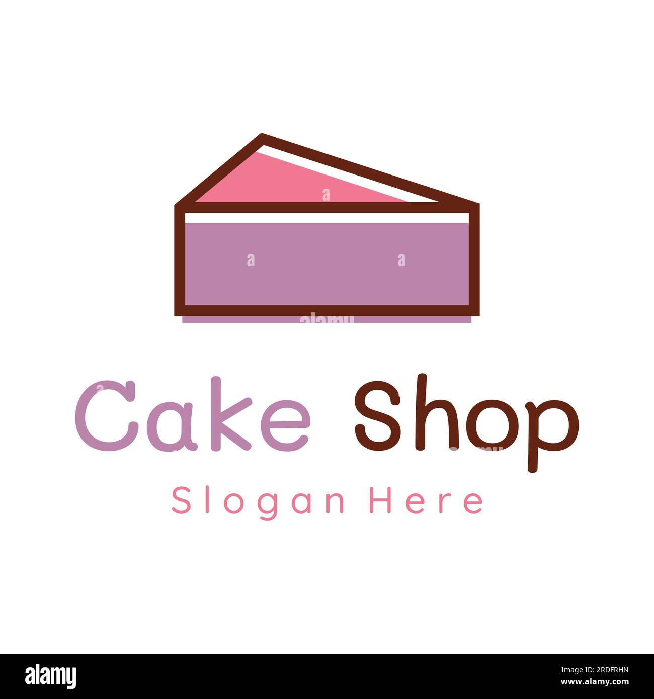 Cake or bread logo design.Sweet cakes, birthday cakes, cup cakes, cakes ...
