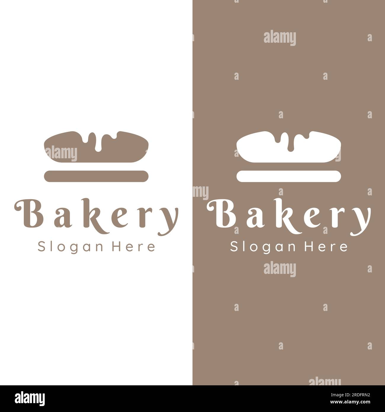 Cake or bread logo design.Sweet cakes, birthday cakes, cup cakes, cakes ...