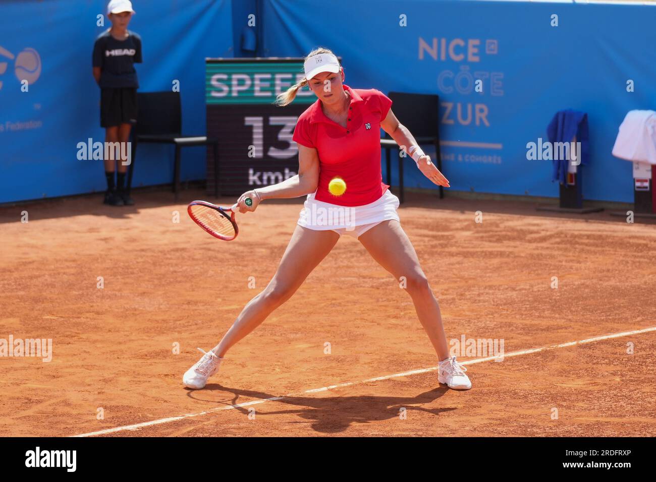 Nice, France 20/07/2023, Donna VEKIC of Croatia during the Hopman Cup ...