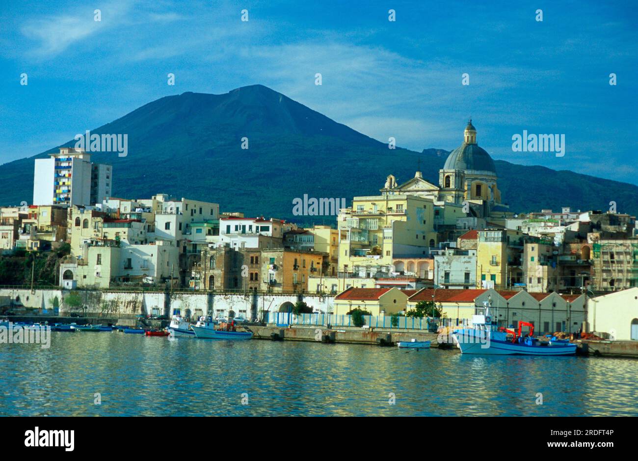 Torre Annunziata, Vesuvius Volcano, Gulf of Naples, Campania, Italy ...