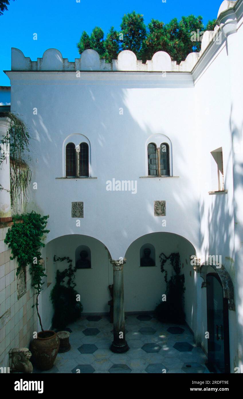 Villa San Michele, Anacapri, Island of Capri, Campania, Italy Stock ...