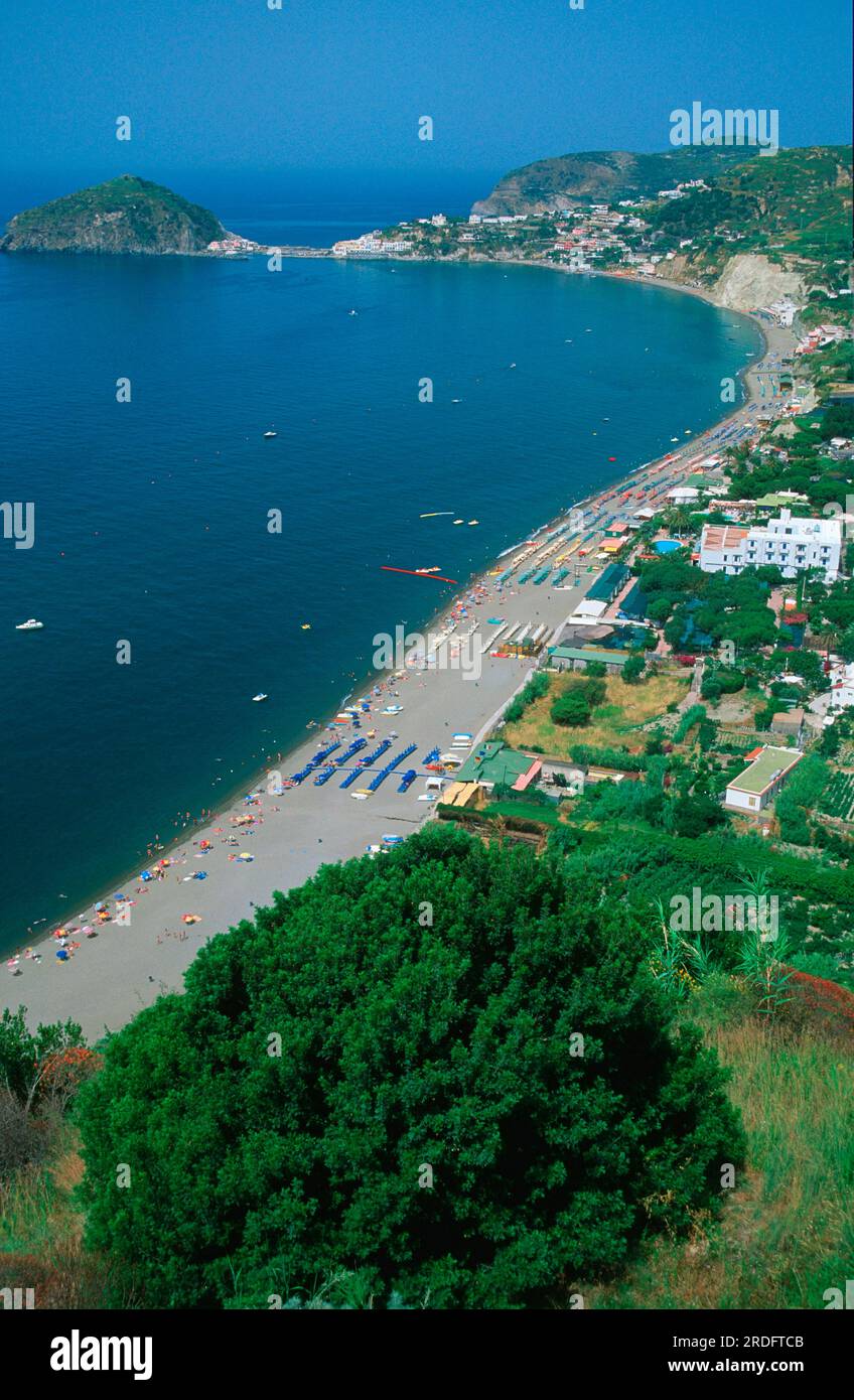 Maronti Beach, Barano, Ischia, Gulf of Naples, Campania, Italy Stock ...