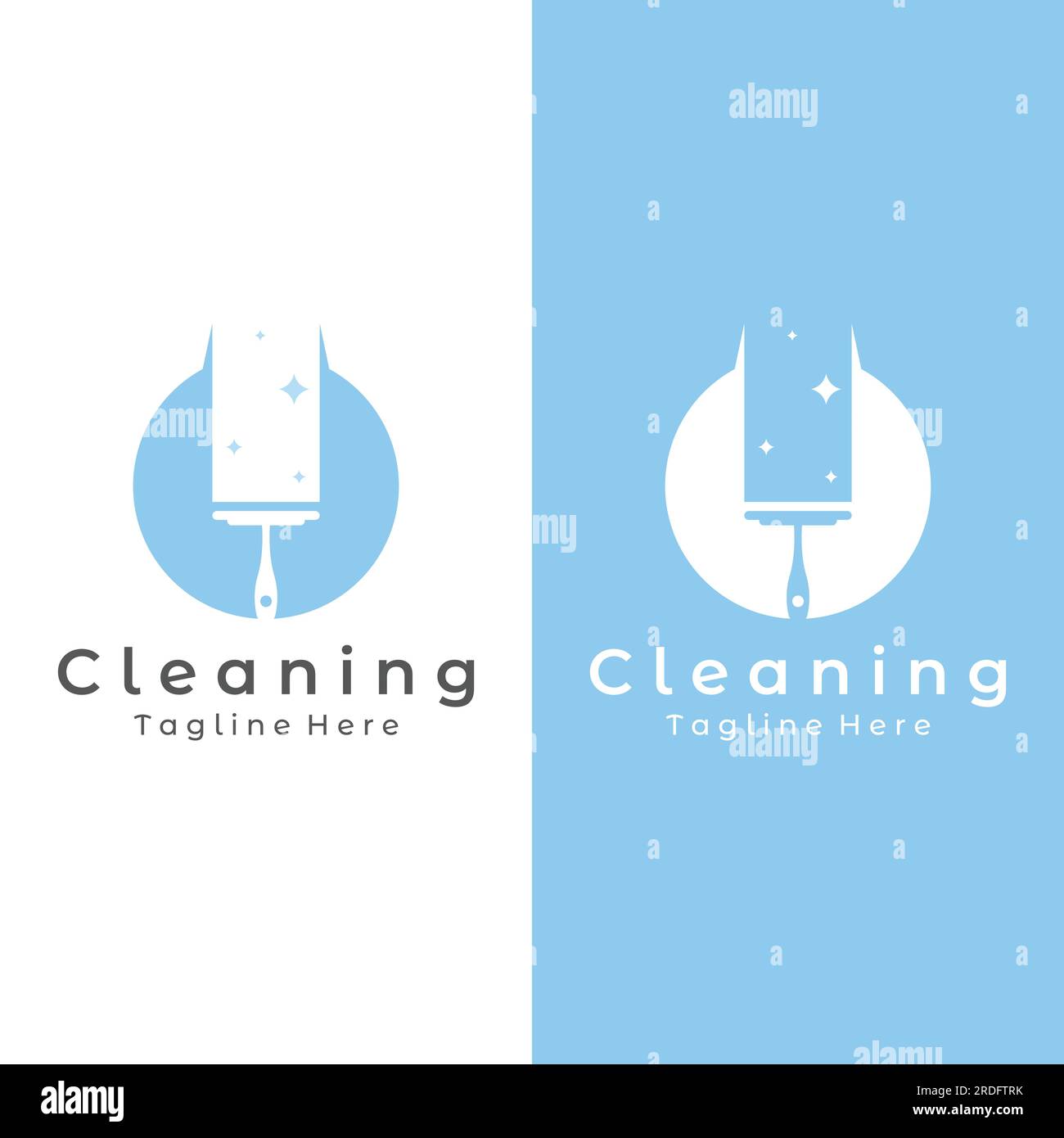 Cleaning logo.Cleaning protection,house cleaner with washing spray and ...