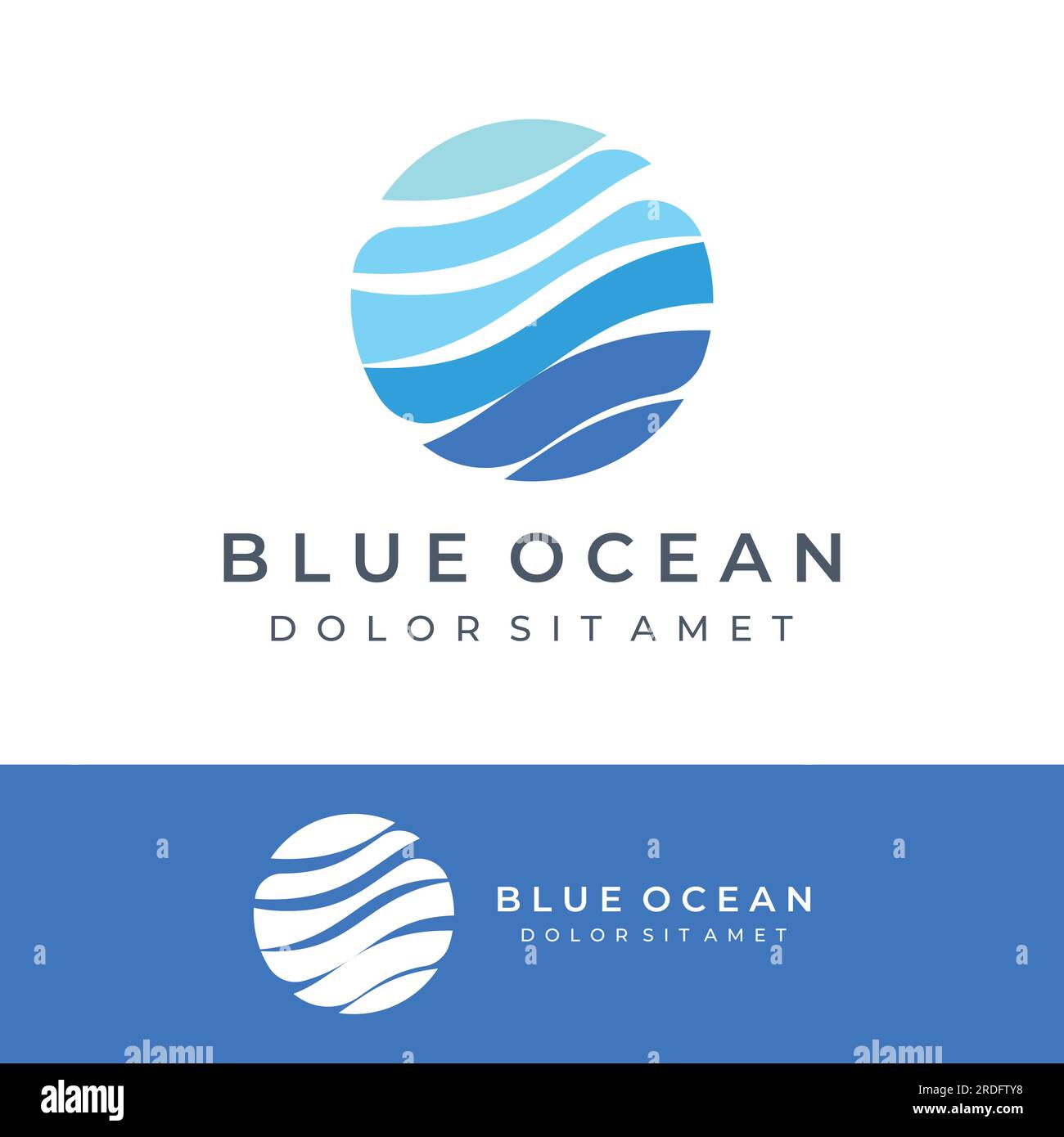 Natural blue pure aqua water logotype.Aqua abstract design with outline ...