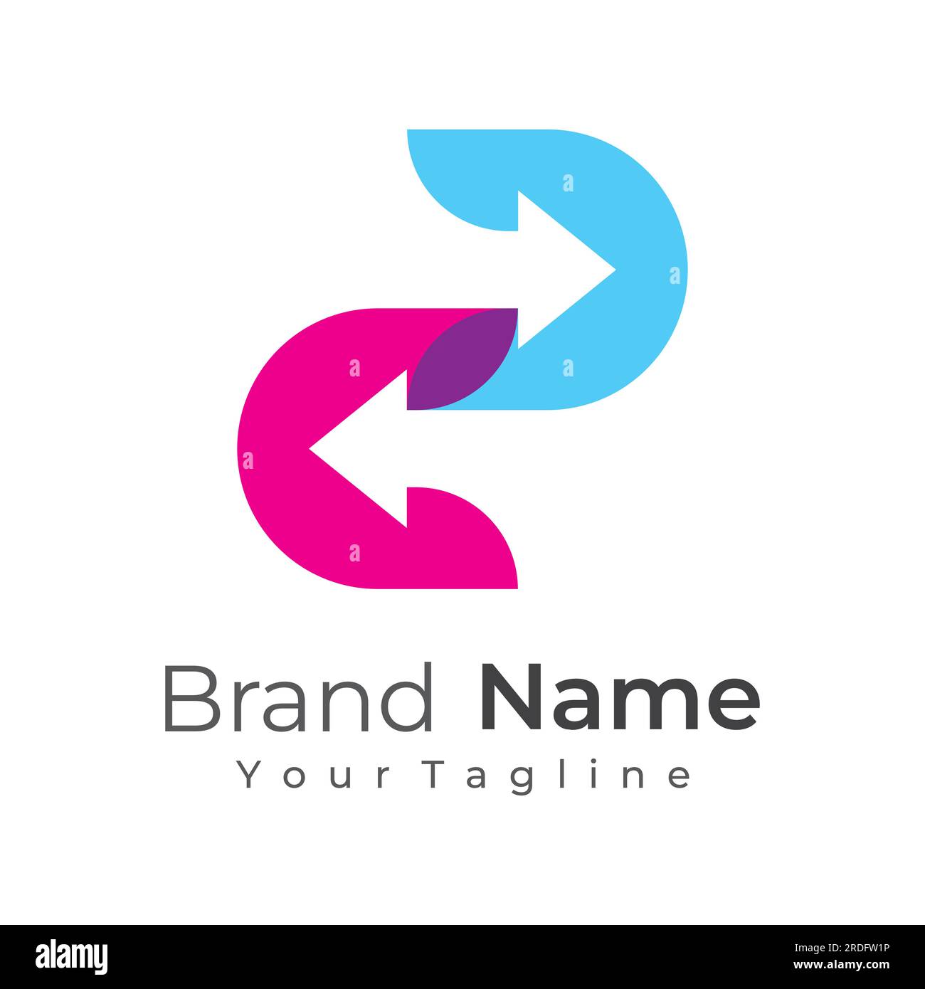 Logistics logo Stock Vector Images - Alamy