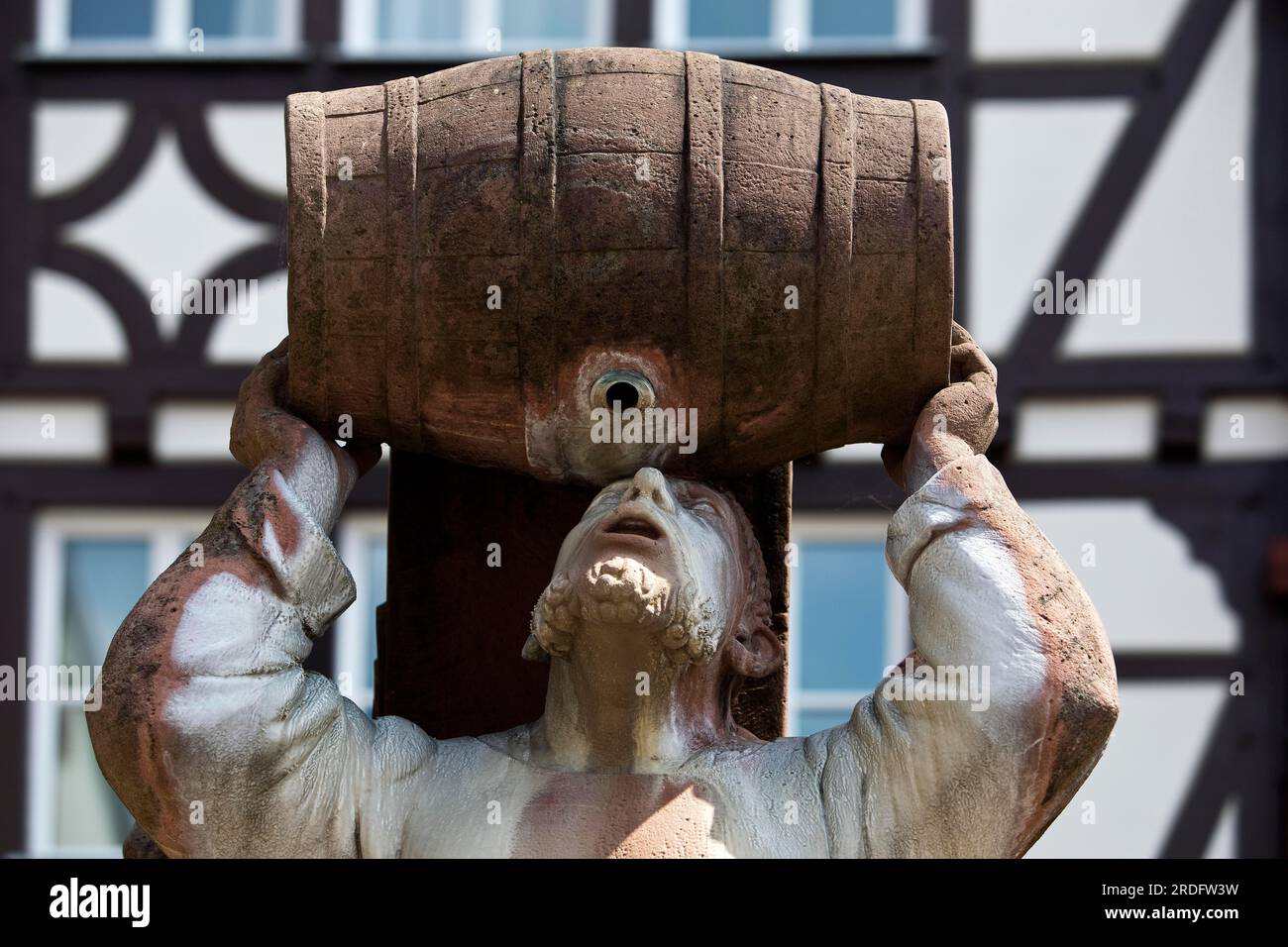 Hattsteinbrunnen on the Ploetze, known as the Saeuferbrunnen, dedicated ...