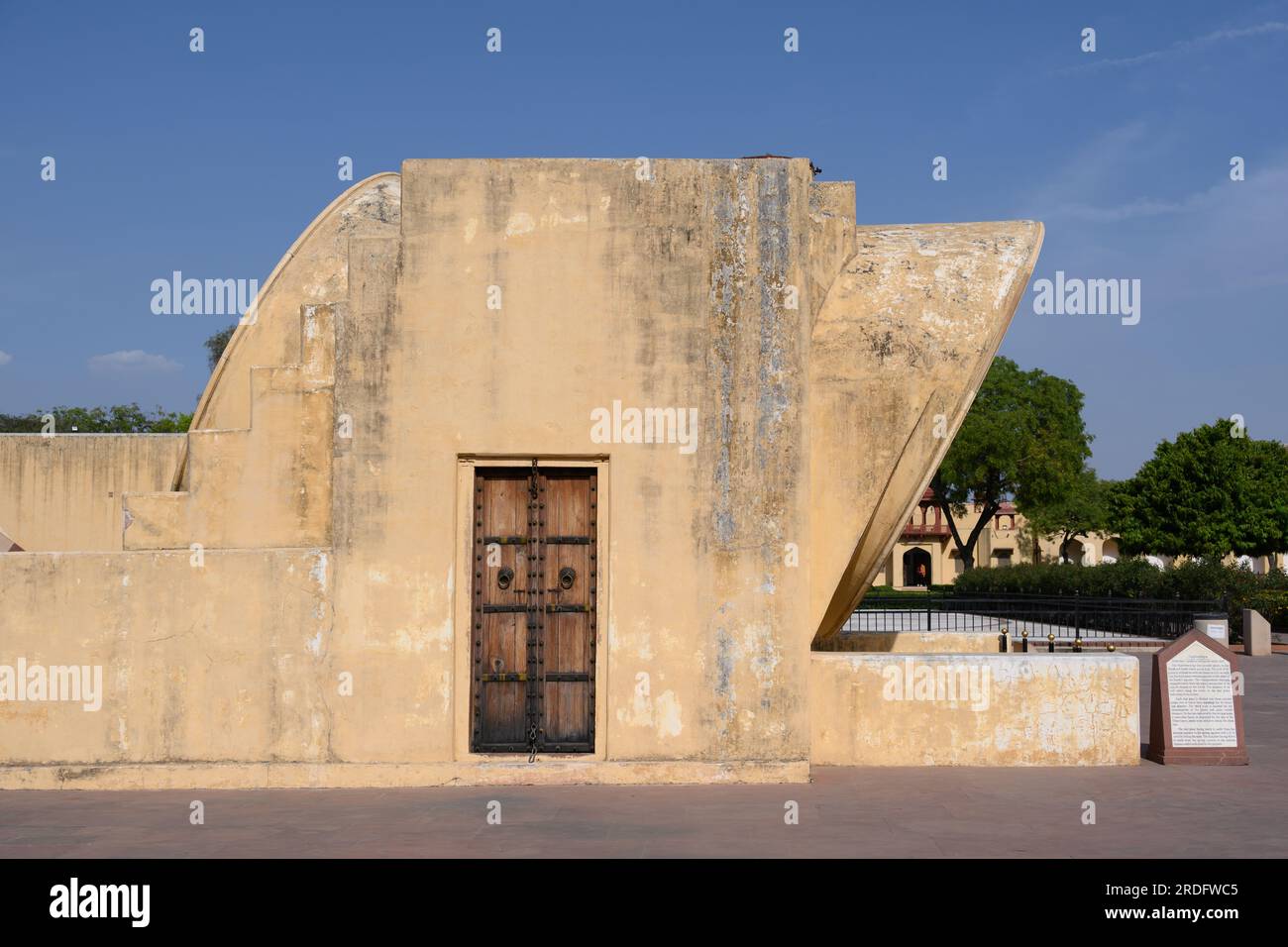 Photo of a door in the wall of an astronomical measuring instrument in ...