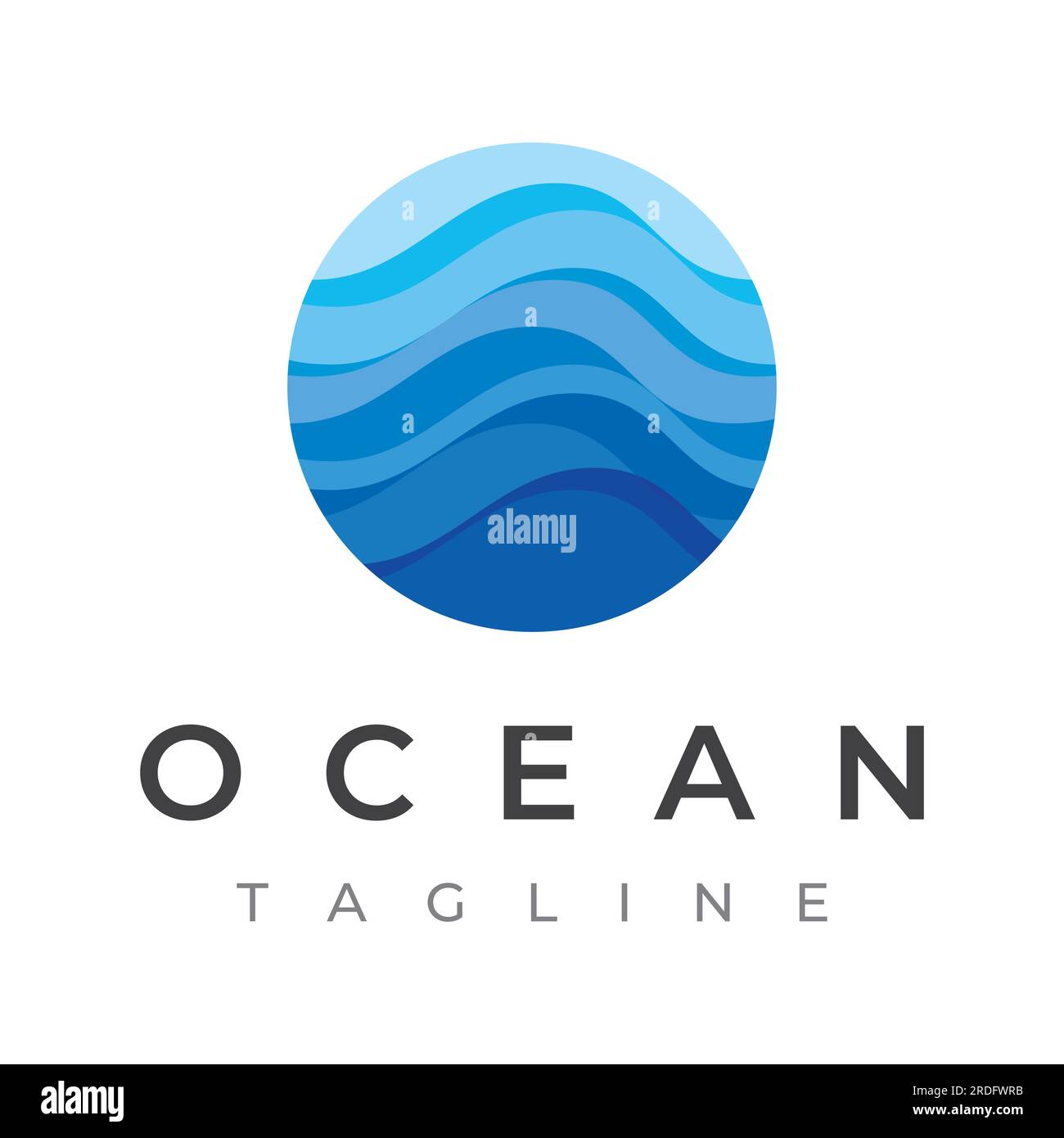 Natural blue pure aqua water logotype.Aqua abstract design with outline ...